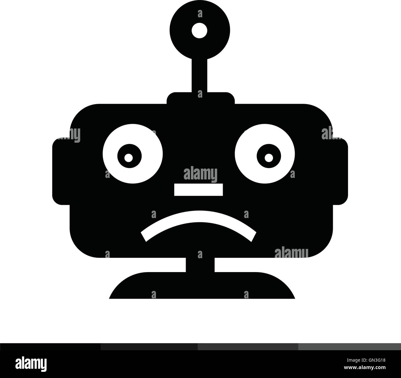 Robot emotion icon illustration design Stock Vector Image & Art - Alamy