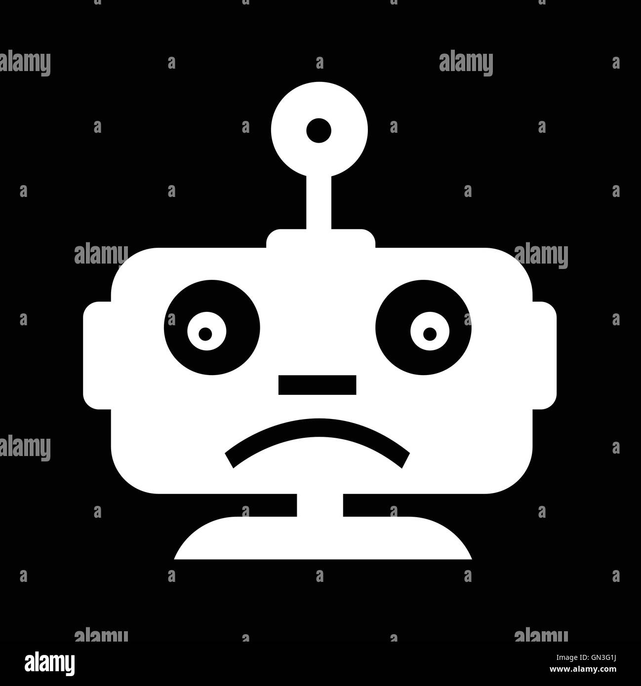Robot emotion icon illustration design Stock Vector Image & Art - Alamy