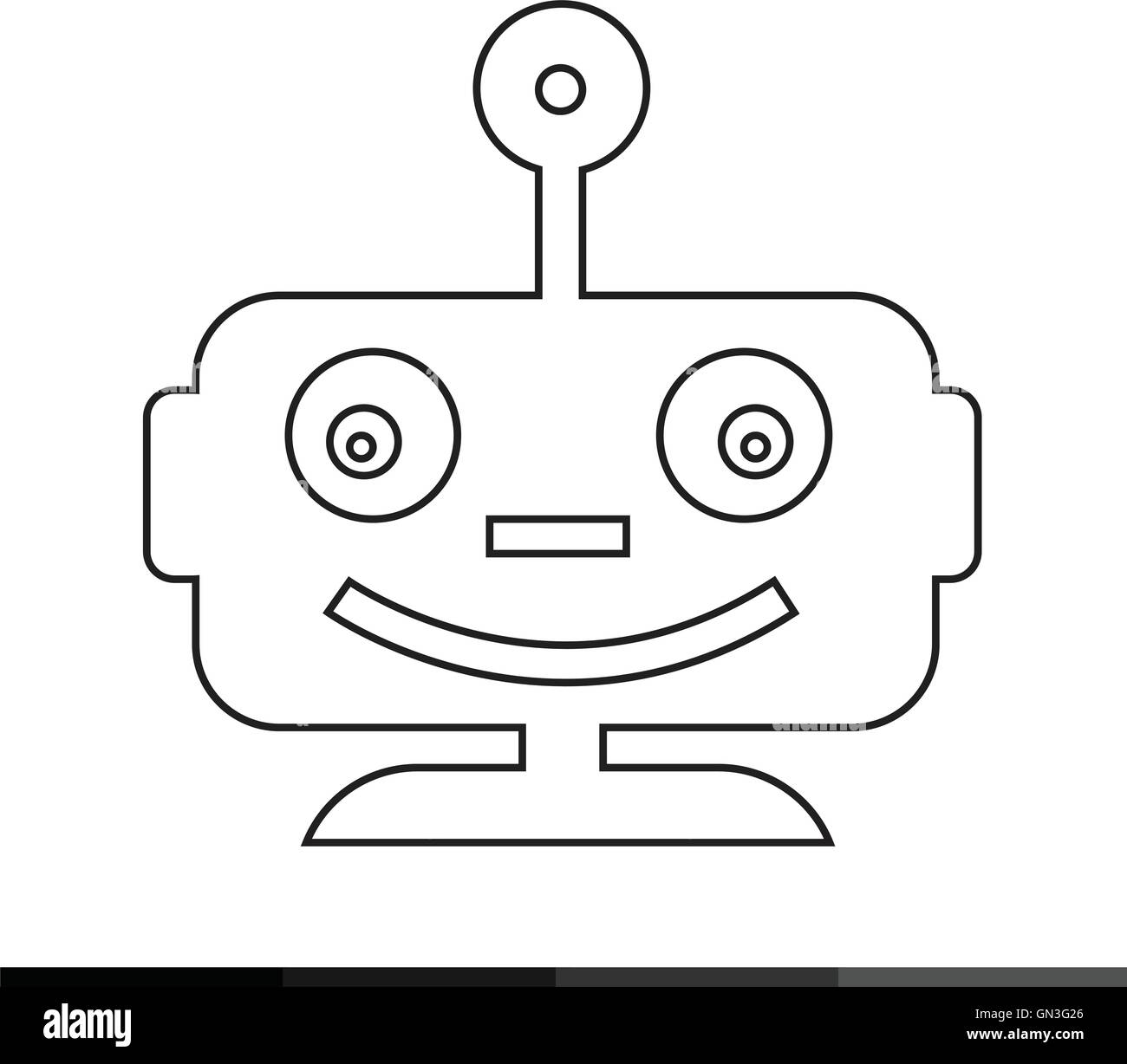 Robot emotion icon illustration design Stock Vector Image & Art - Alamy