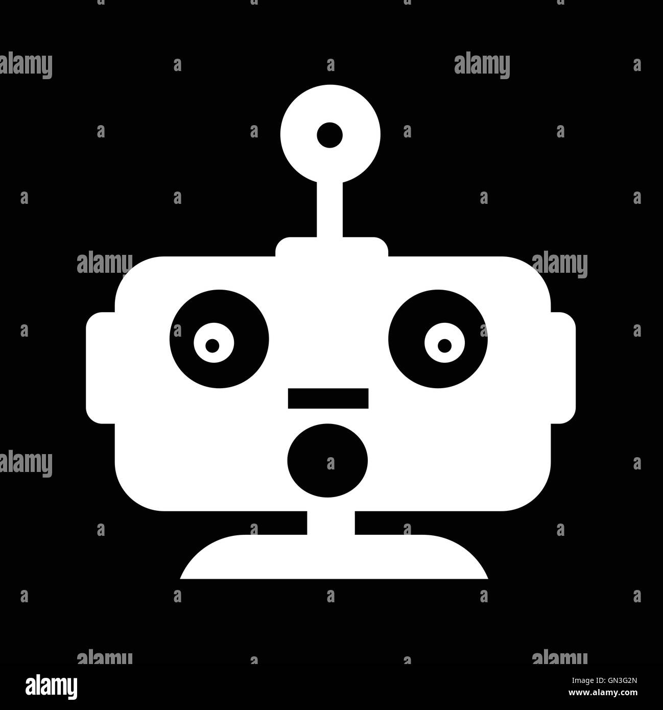 Robot emotion icon illustration design Stock Vector Image & Art - Alamy