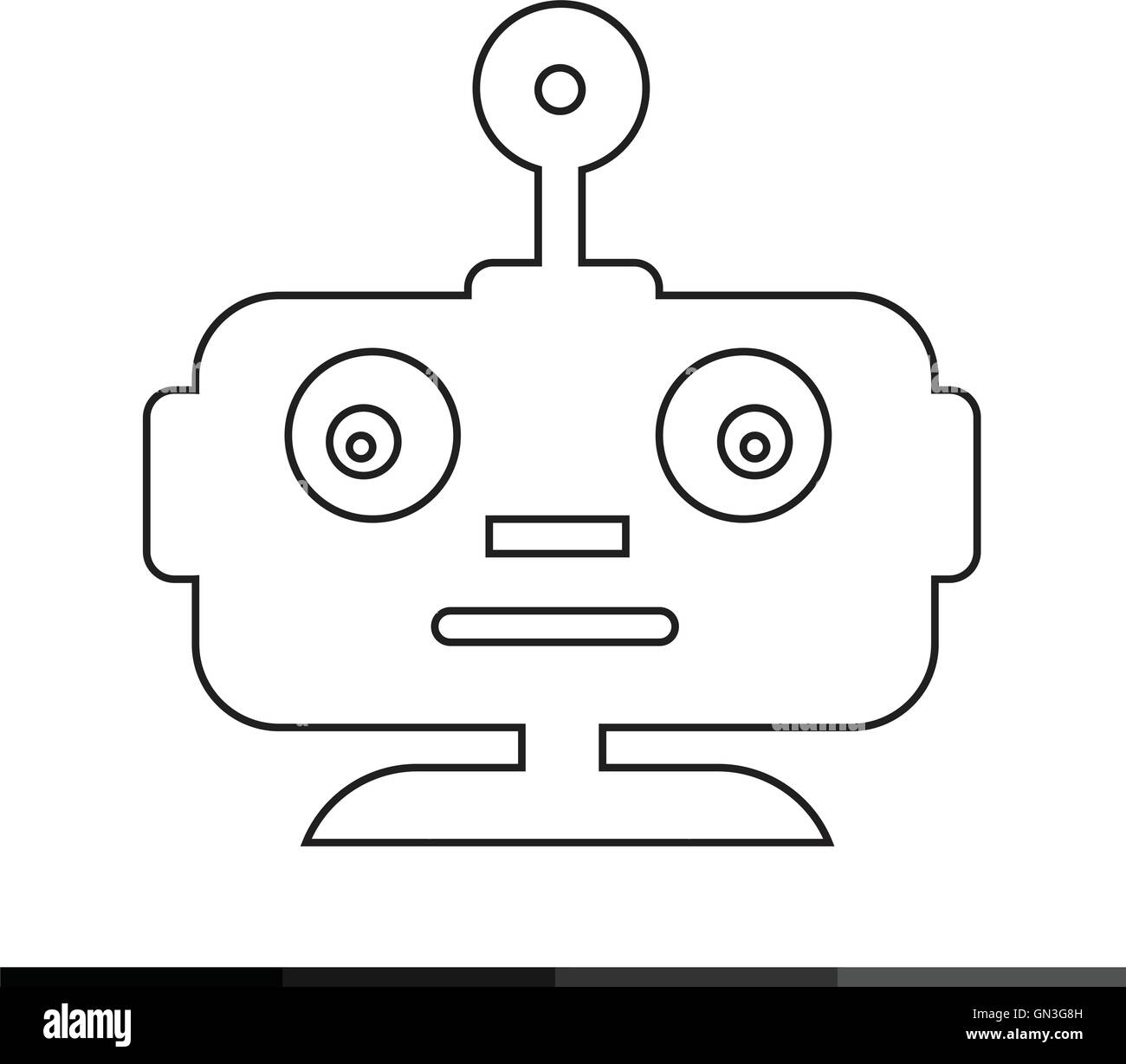 Robot emotion icon illustration design Stock Vector Image & Art - Alamy