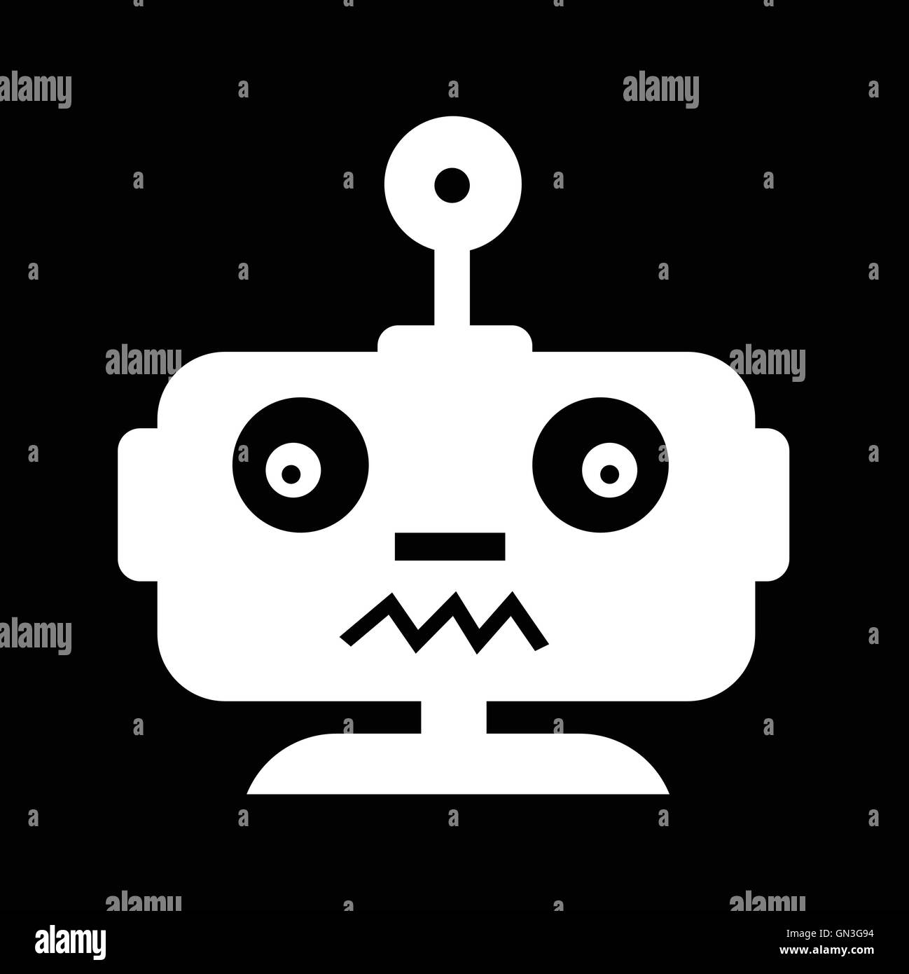 Robot emotion icon illustration design Stock Vector Image & Art - Alamy
