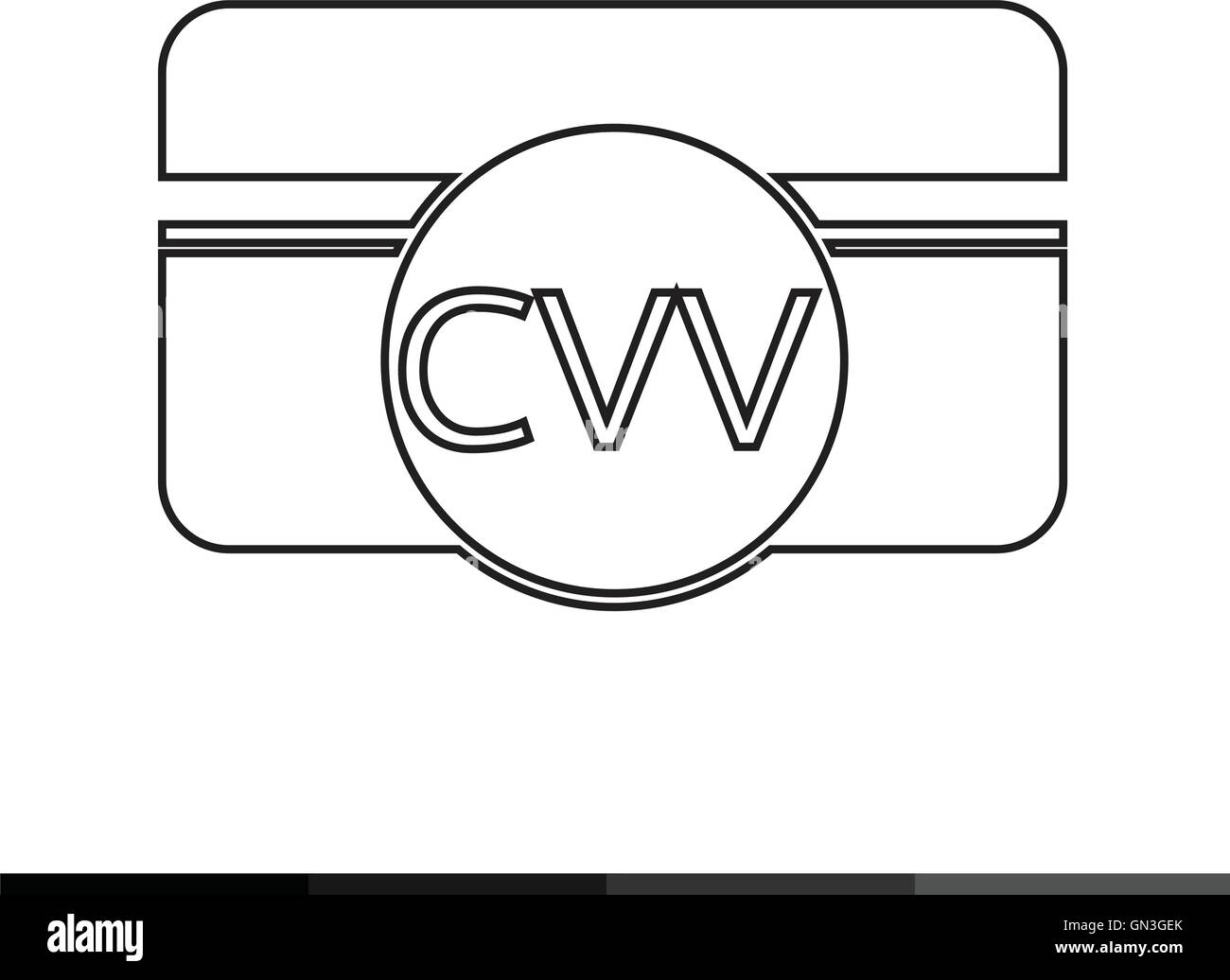 Card Verification Value Cvv Icon Illustration Design Stock Vector Image And Art Alamy