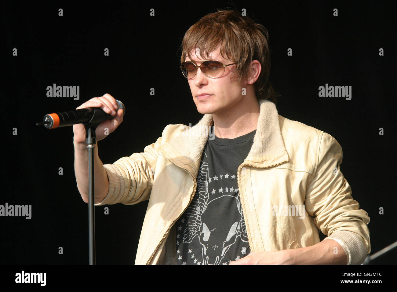 Member of British pop and boy band Take That, singer song writer Mark ...