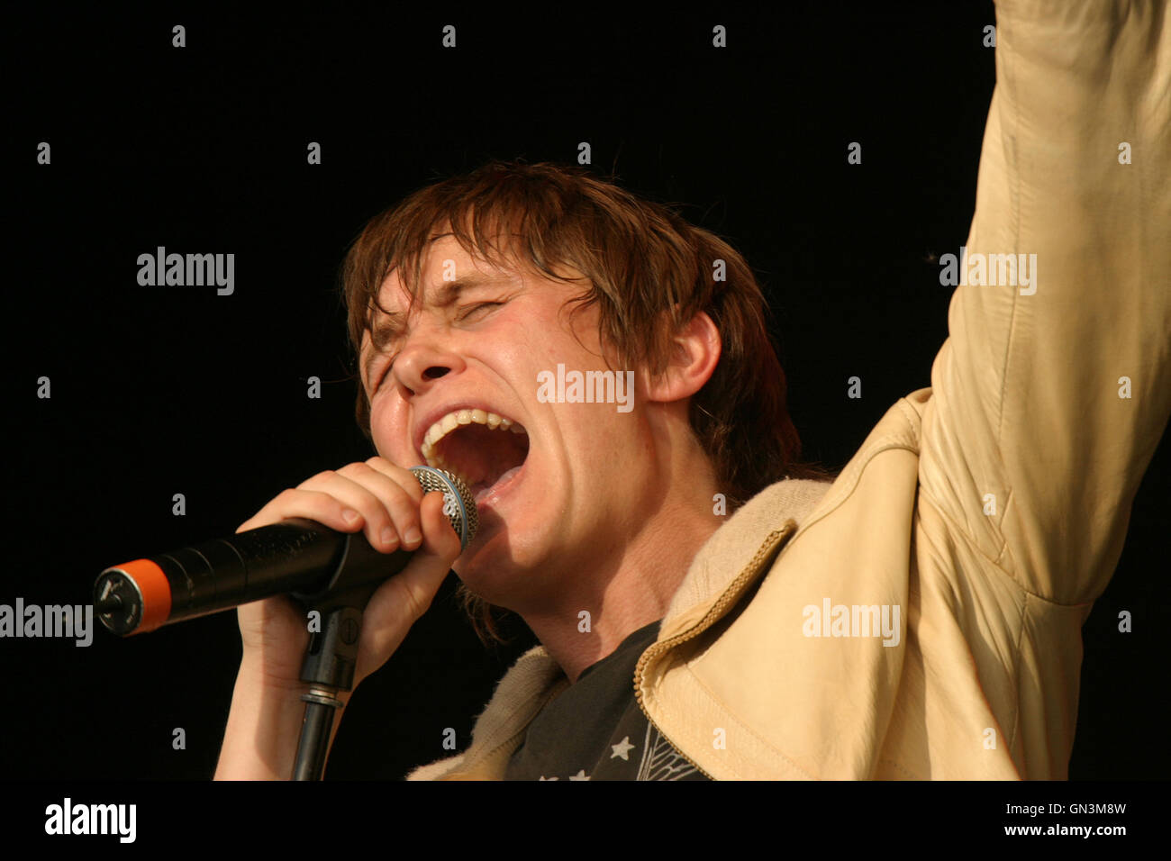 Member of British pop and boy band Take That, singer song writer Mark ...