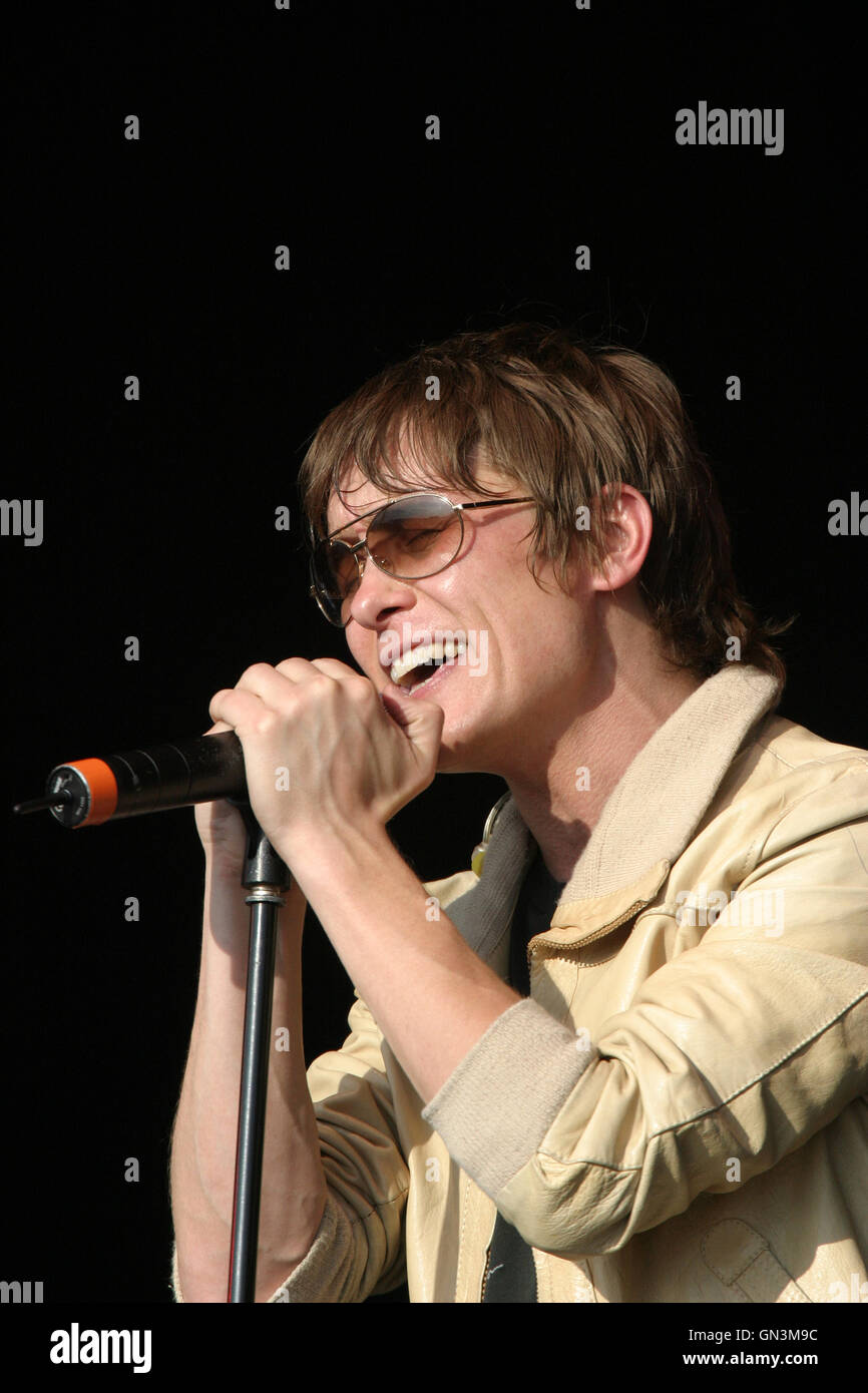 Member of British pop and boy band Take That, singer song writer Mark ...