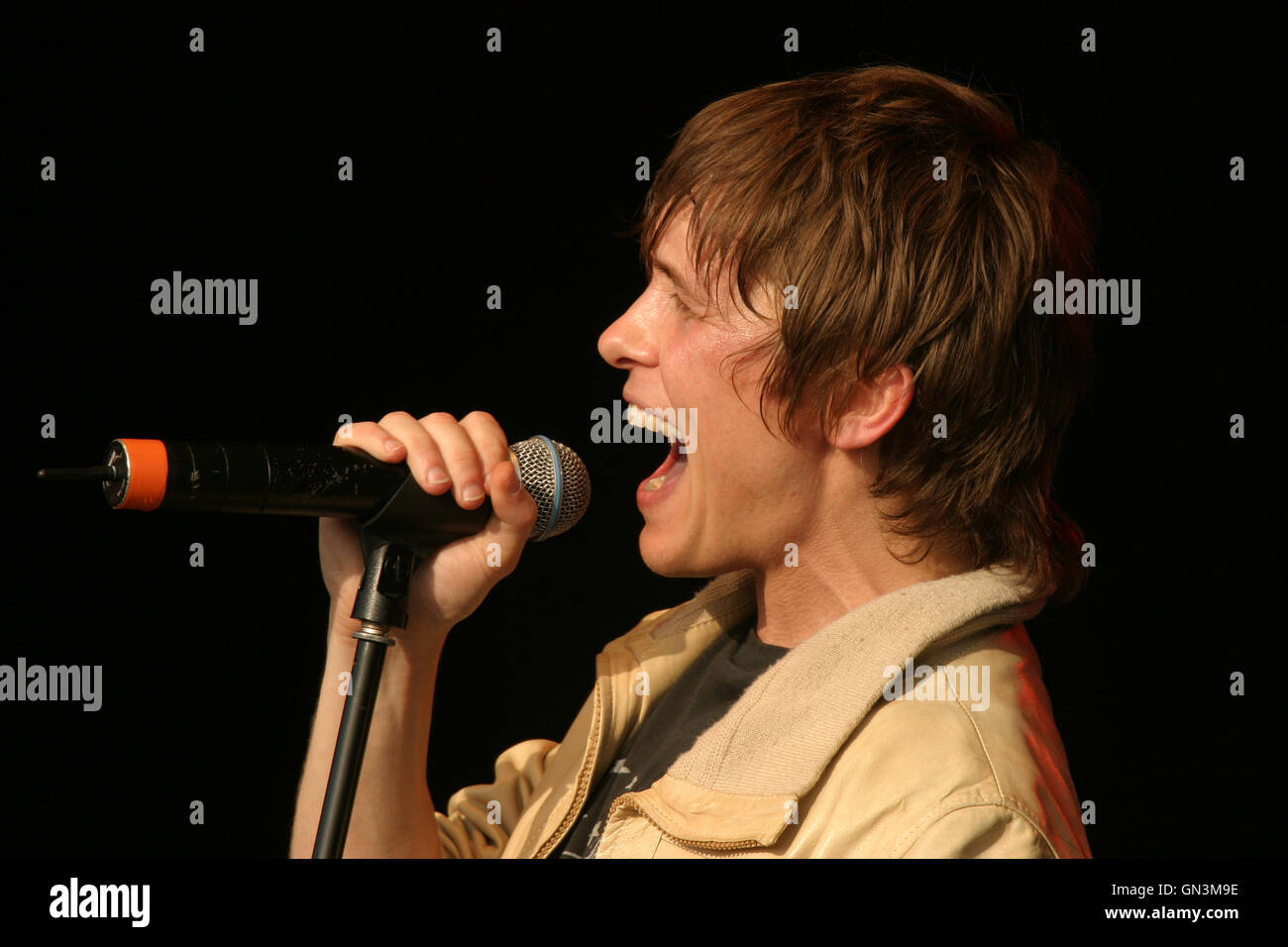 Member of British pop and boy band Take That, singer song writer Mark ...