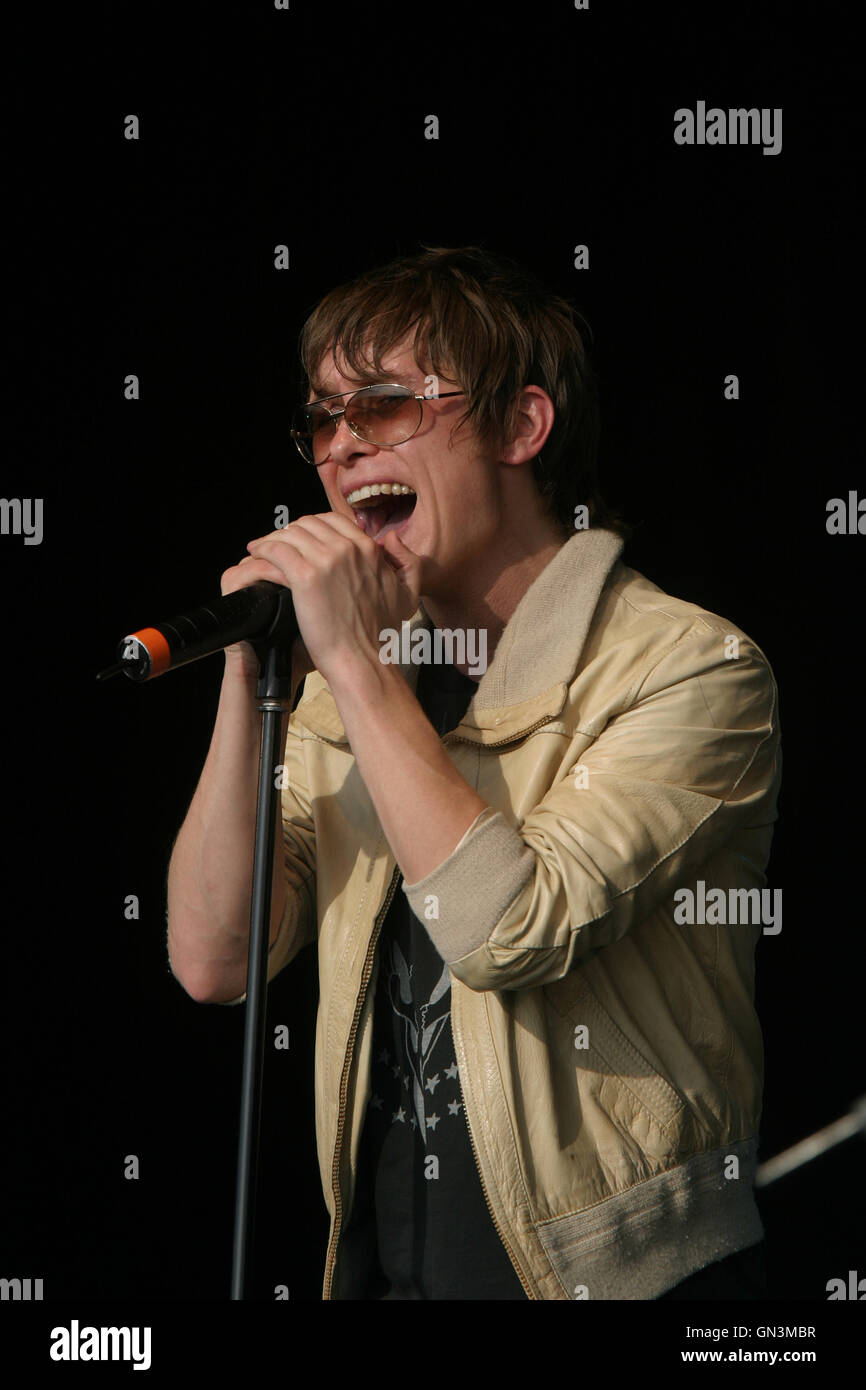 Member of British pop and boy band Take That, singer song writer Mark ...