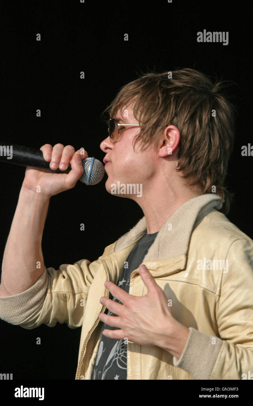 Member of British pop and boy band Take That, singer song writer Mark ...