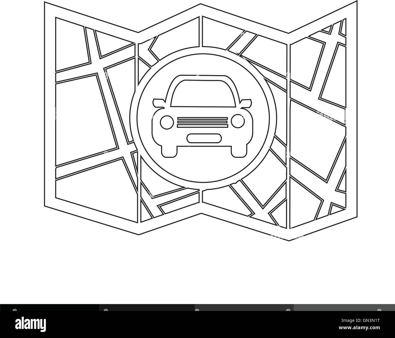 Map icon illustration design Stock Vector Image & Art - Alamy