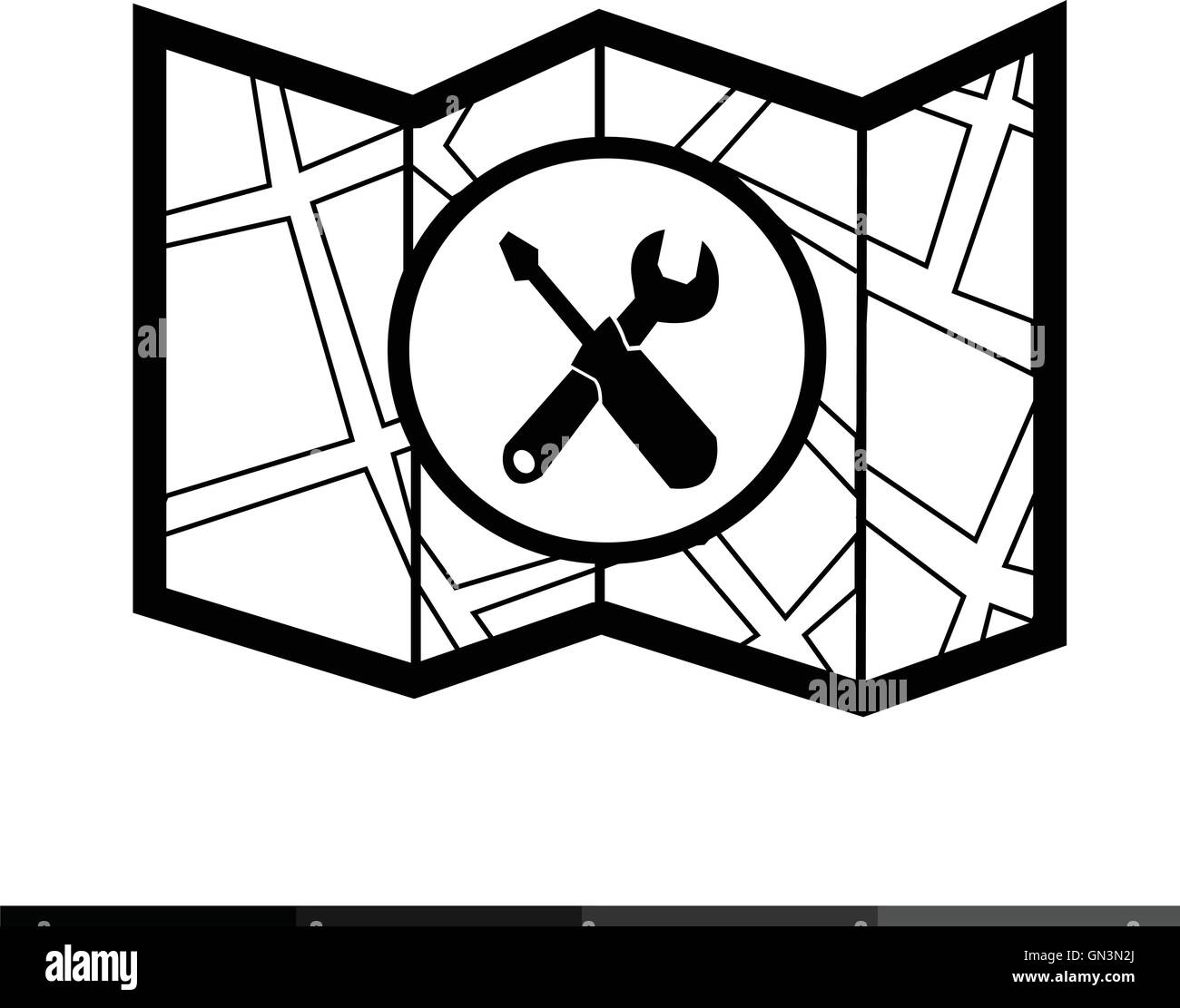 Map icon illustration design Stock Vector Image & Art - Alamy