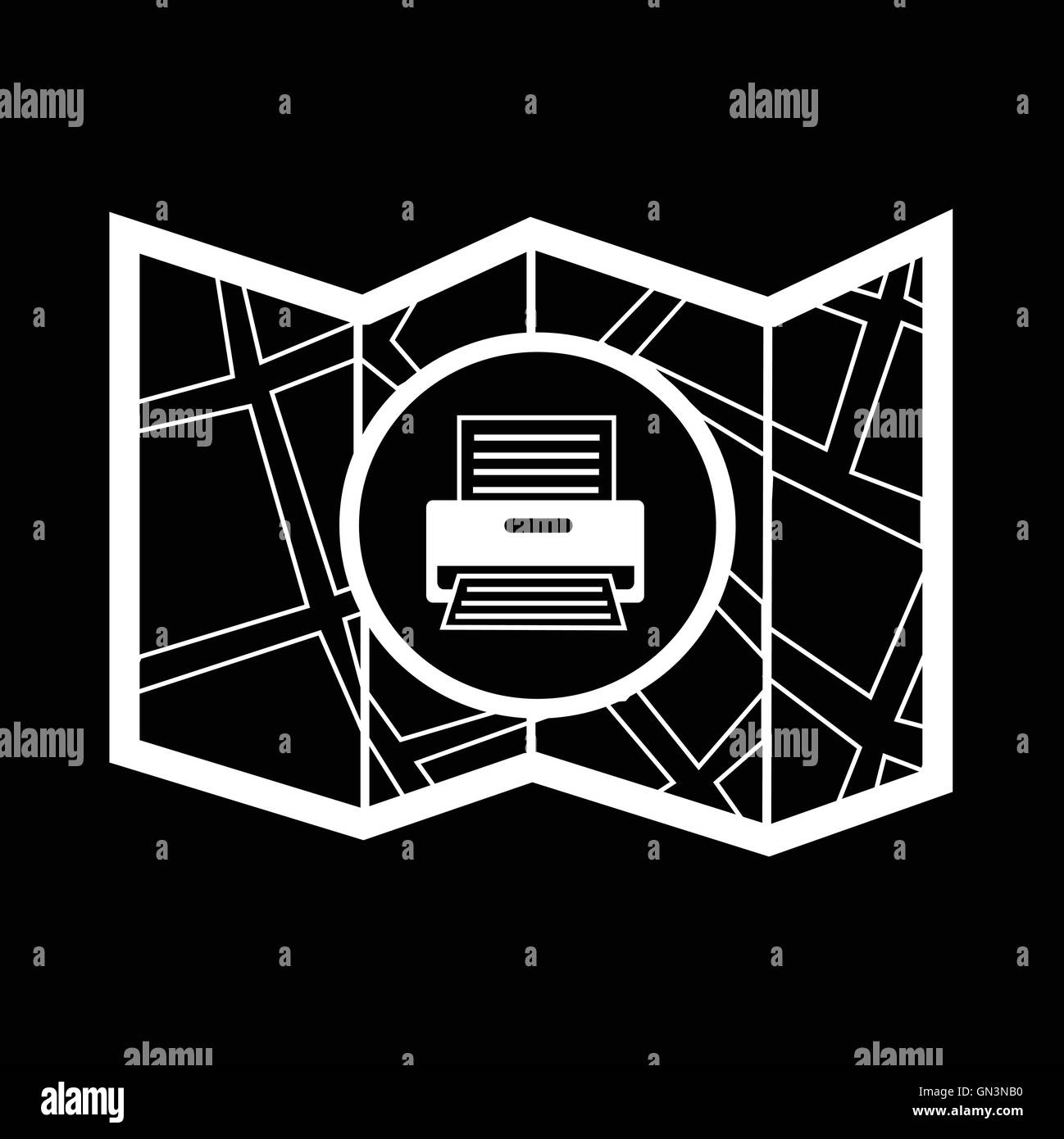 Map icon illustration design Stock Vector Image & Art - Alamy