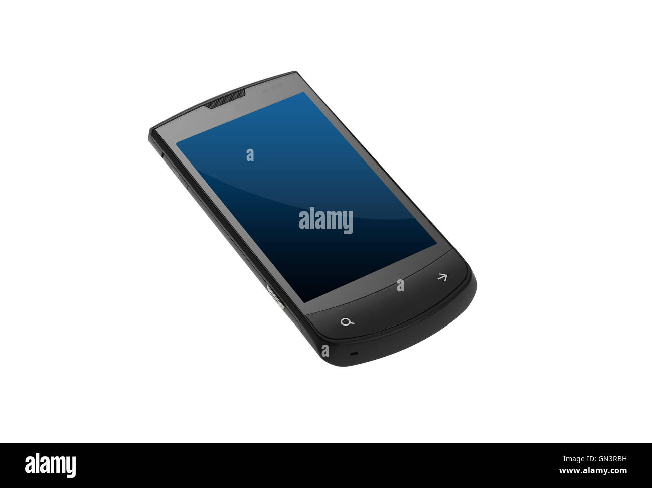 Modern smart phone isolated Cut Out Stock Images & Pictures - Alamy