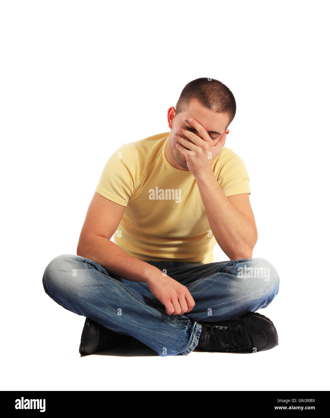 Desperate frustrated Cut Out Stock Images & Pictures - Alamy