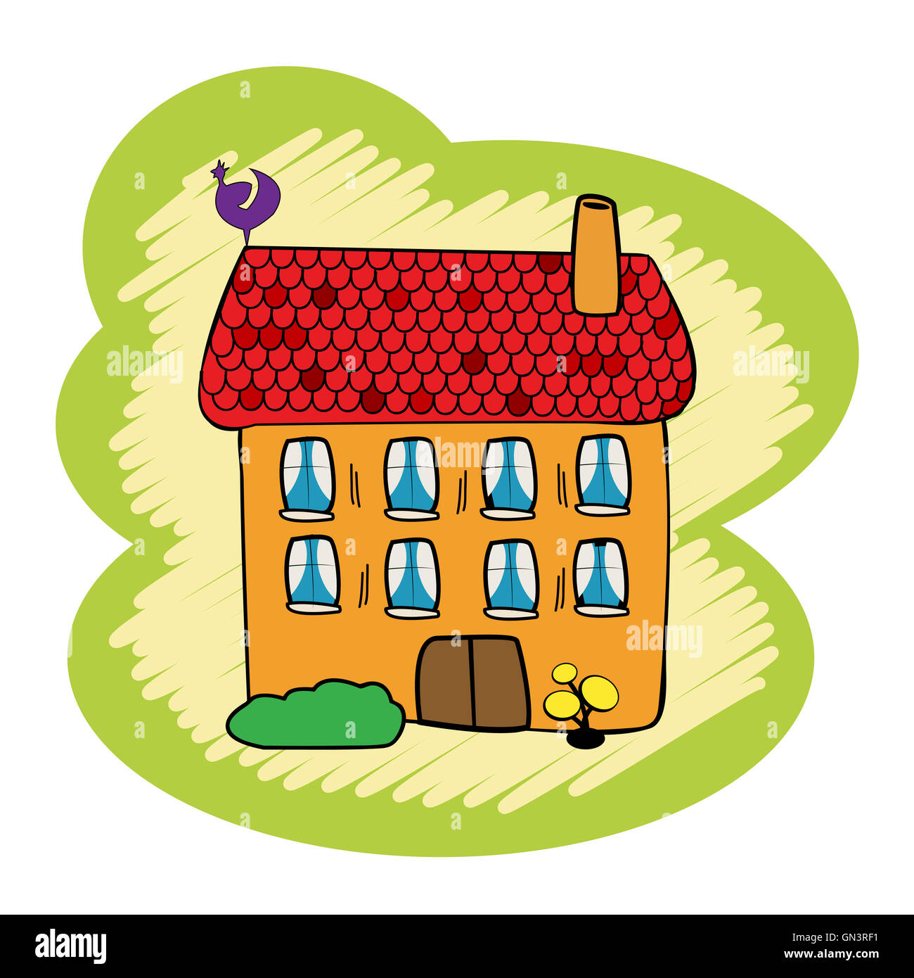 Construction doodle art Cut Out Stock Images & Pictures - Alamy