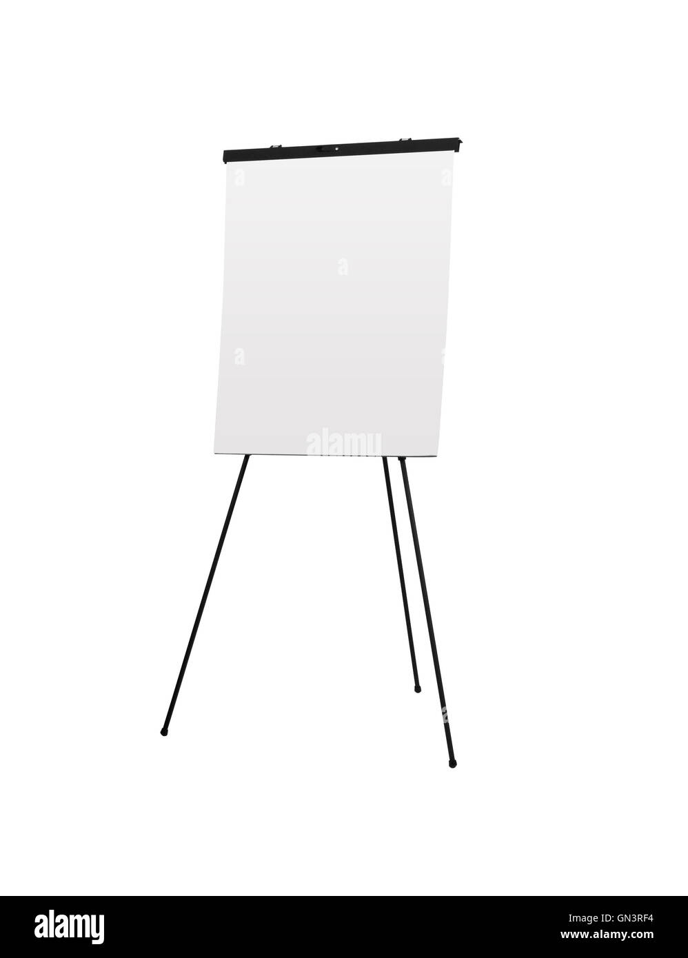 Blank flip chart Cut Out Stock Images & Pictures - Alamy