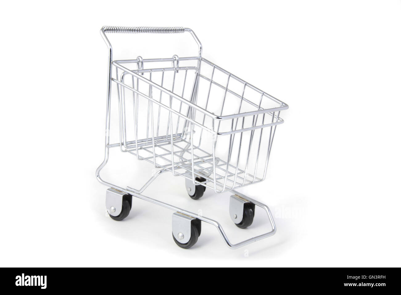 Steel grocery cart hi-res stock photography and images - Alamy