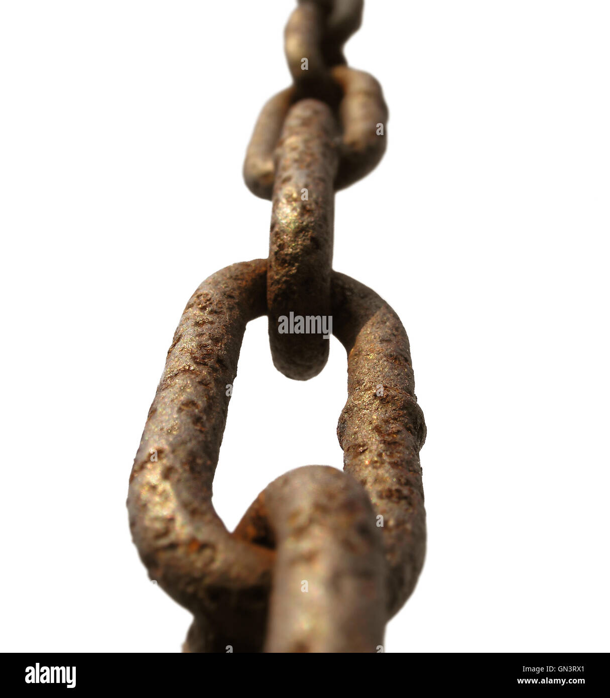 Old chain macro Stock Photo - Alamy