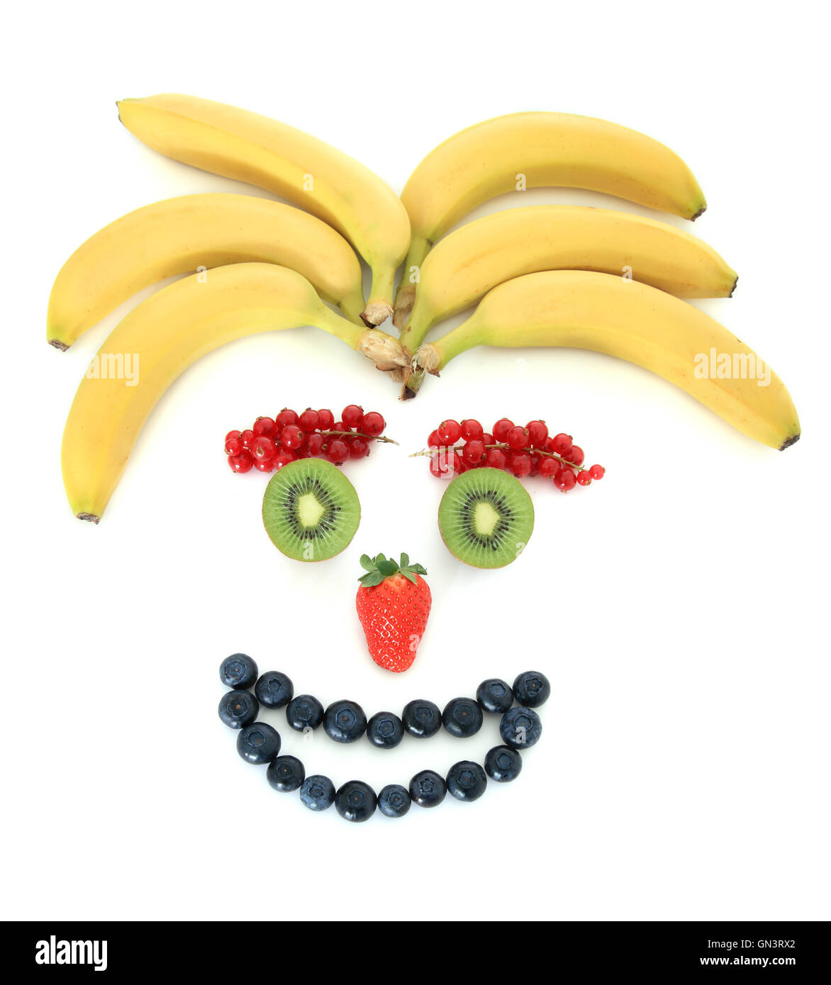 Face of fruits Stock Photo - Alamy