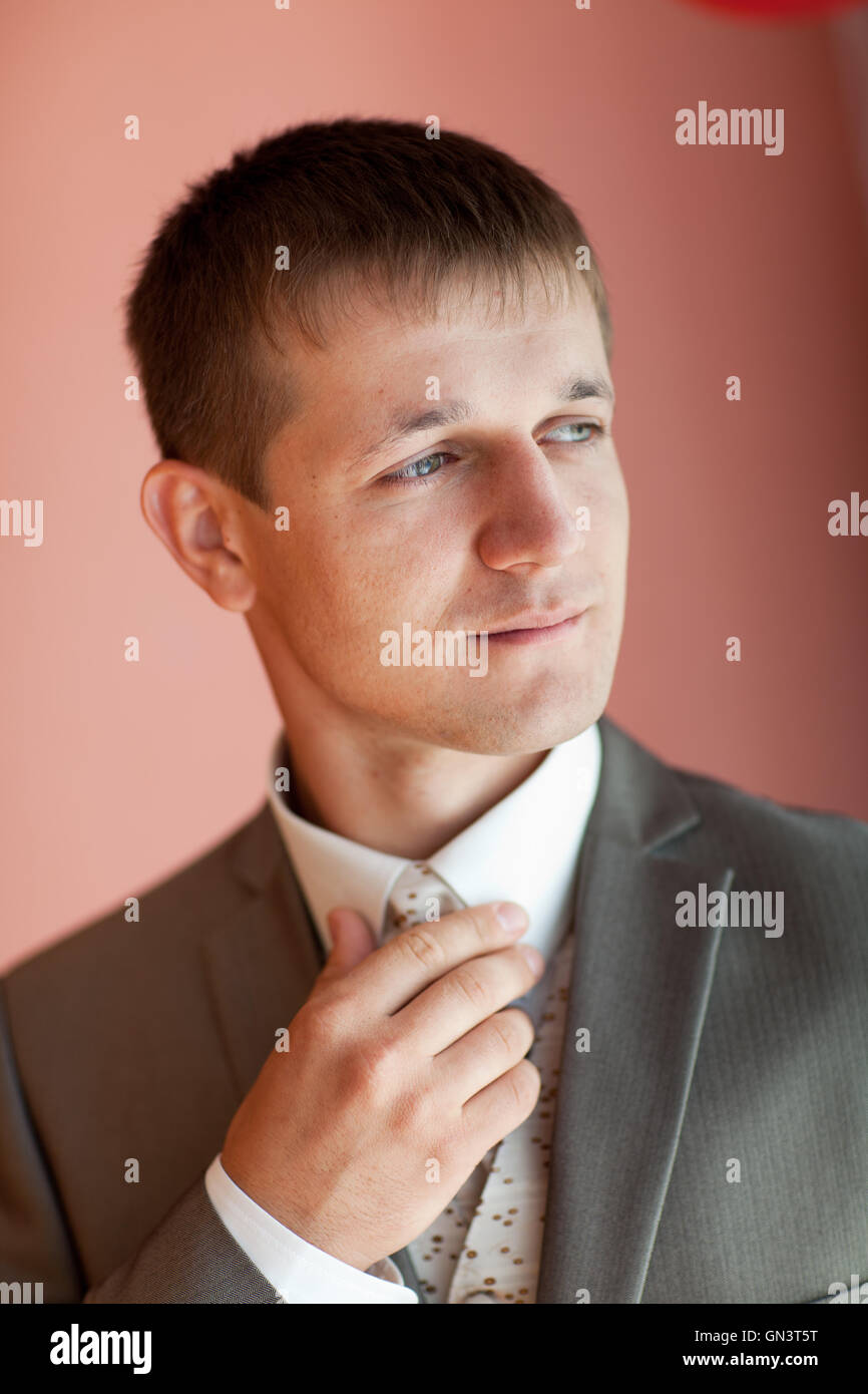 profile of a smart man Stock Photo - Alamy