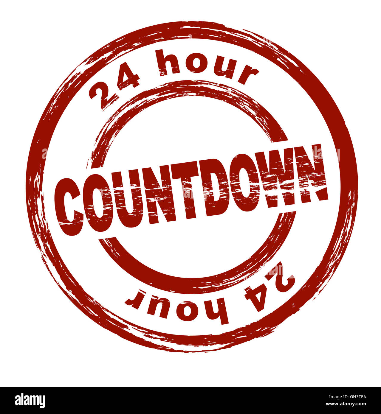 Stamp - Countdown Stock Photo - Alamy