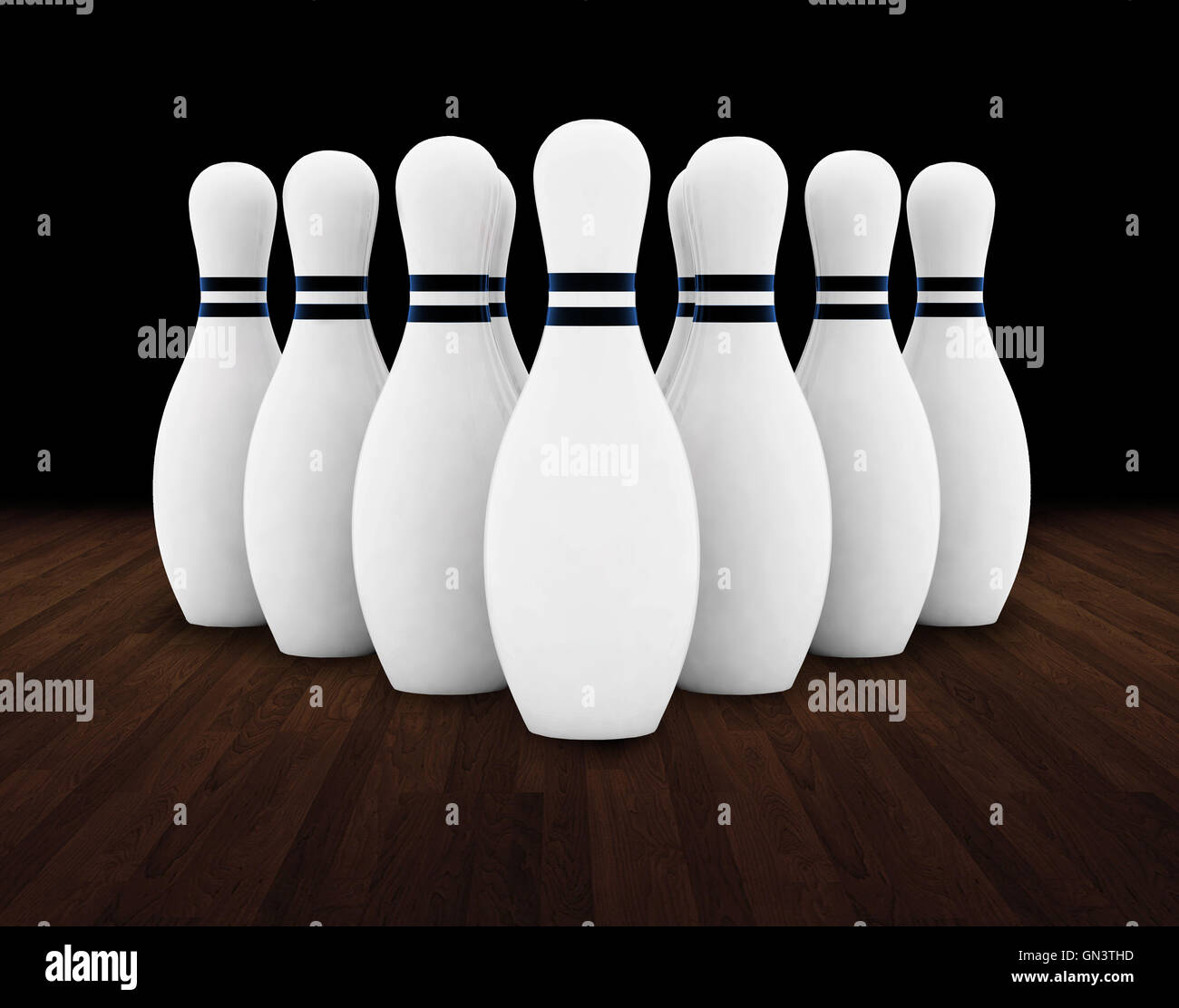 Bowling background row skittle hi-res stock photography and images - Alamy