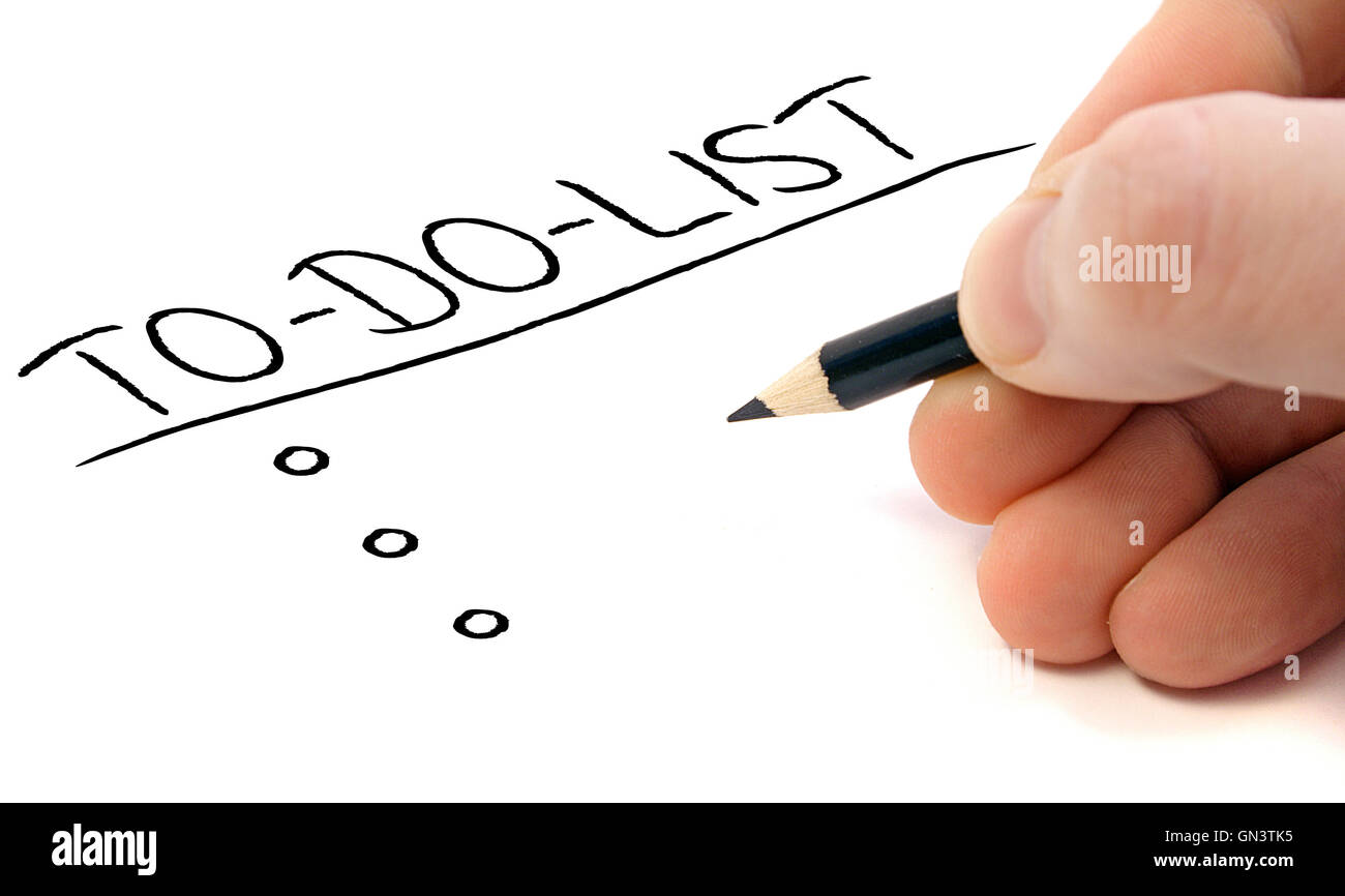 List of instructions hi-res stock photography and images - Alamy