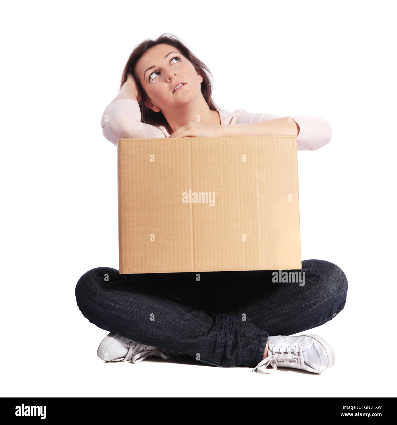 Moving box isolated hi-res stock photography and images - Alamy