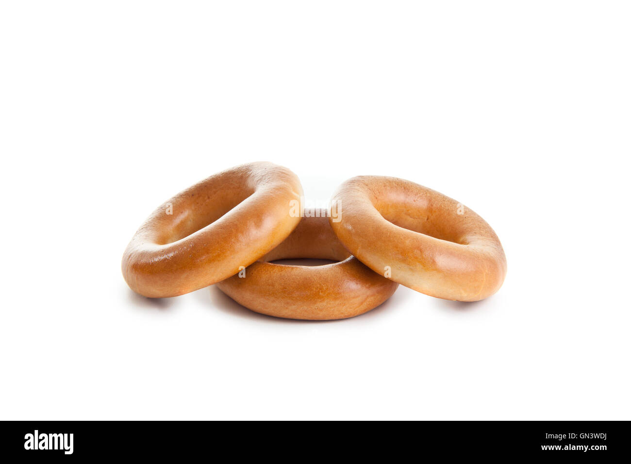 three bagels composition Stock Photo - Alamy