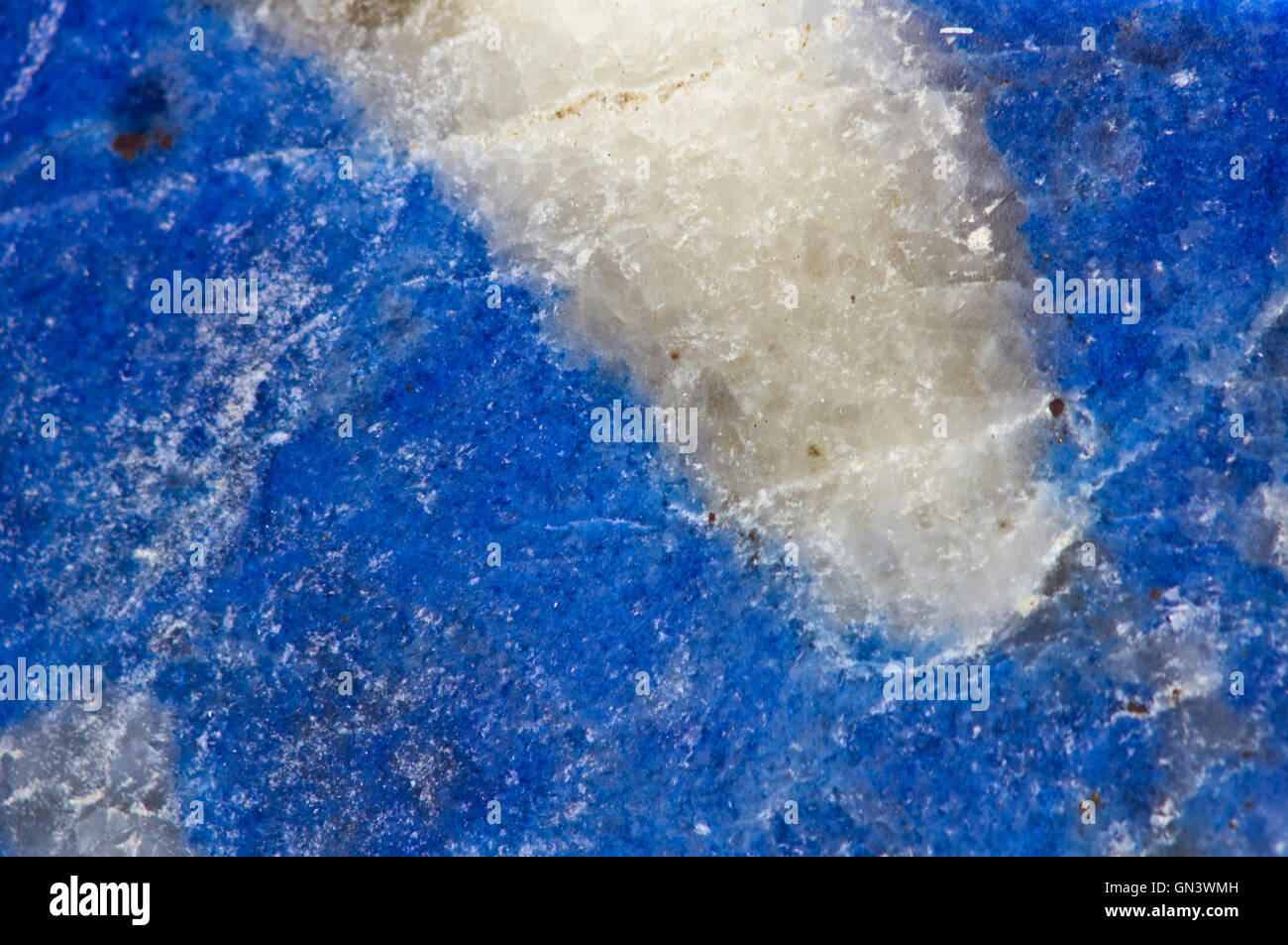 Stone structure. Lazurite mineral. Macro. Beautiful fantastic ...