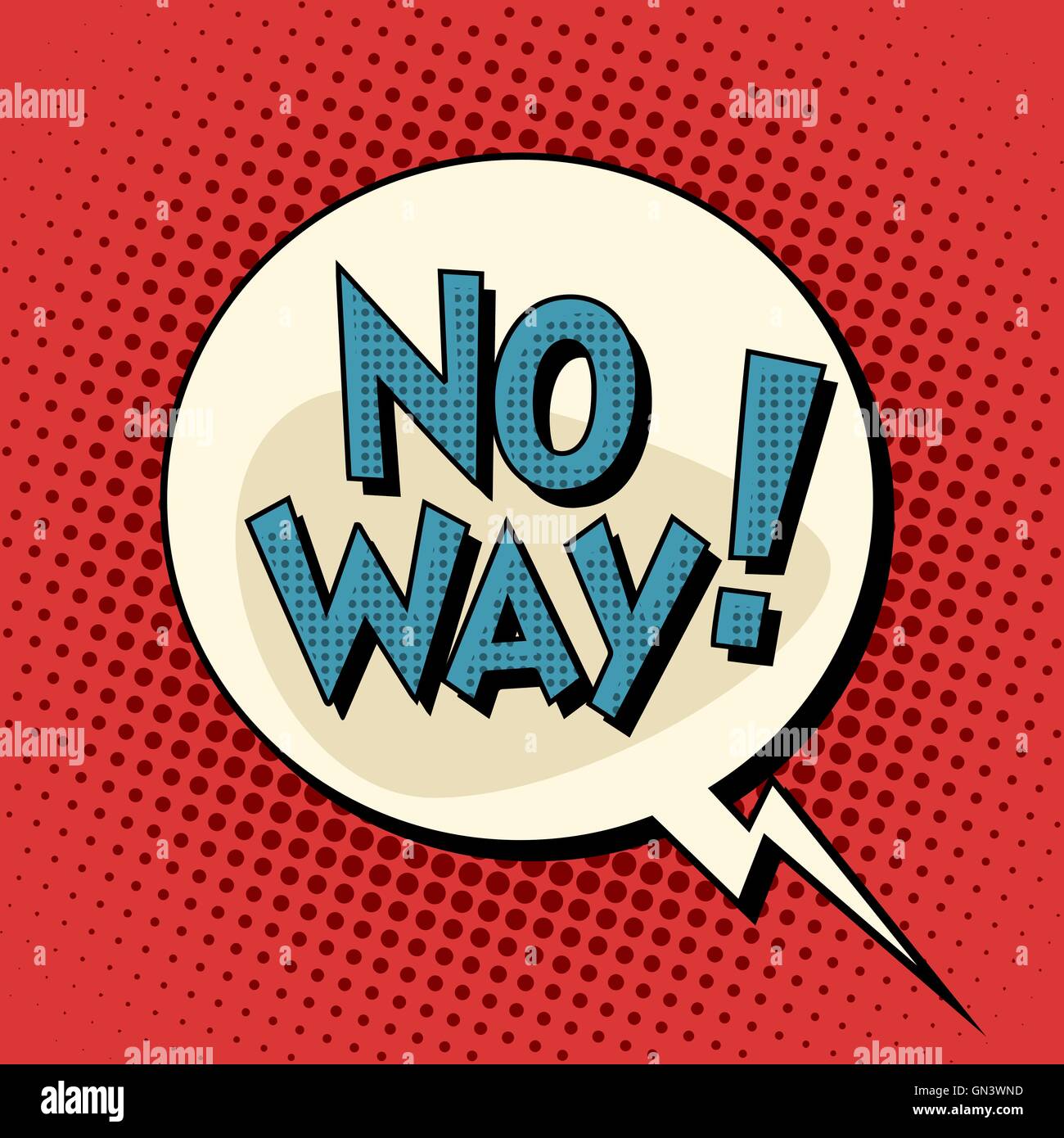 No never denial art bubble cartoon cloud hi-res stock photography and ...