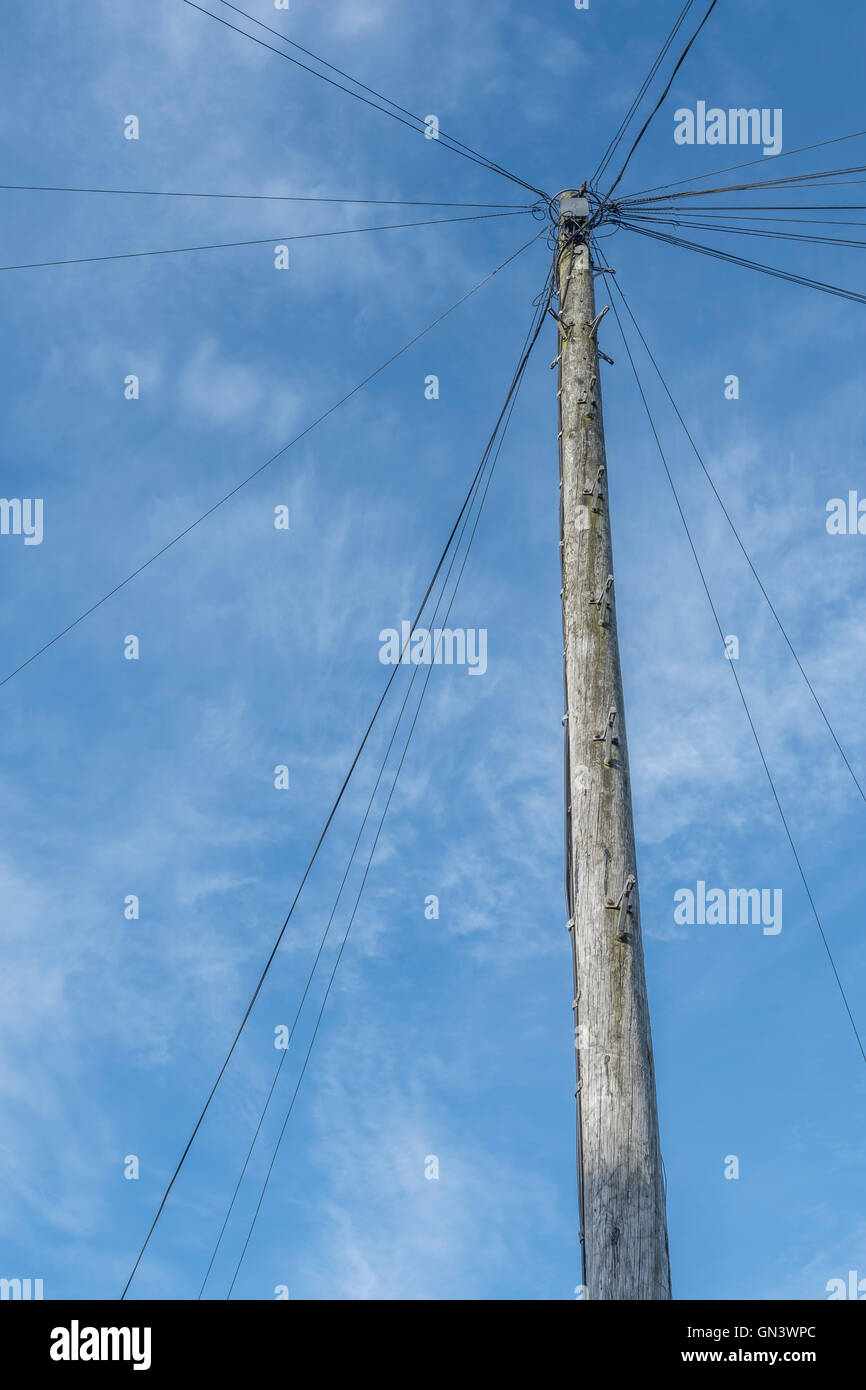 BT / Telephone cabling / telegraph pole - as visual metaphor for ...