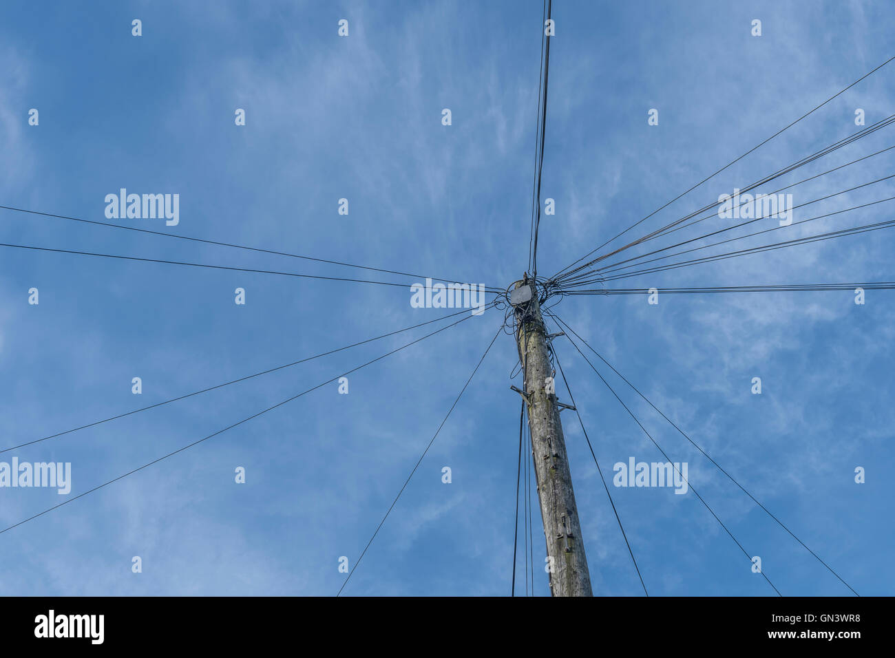 BT / Telephone cabling / telegraph pole - as visual metaphor for ...
