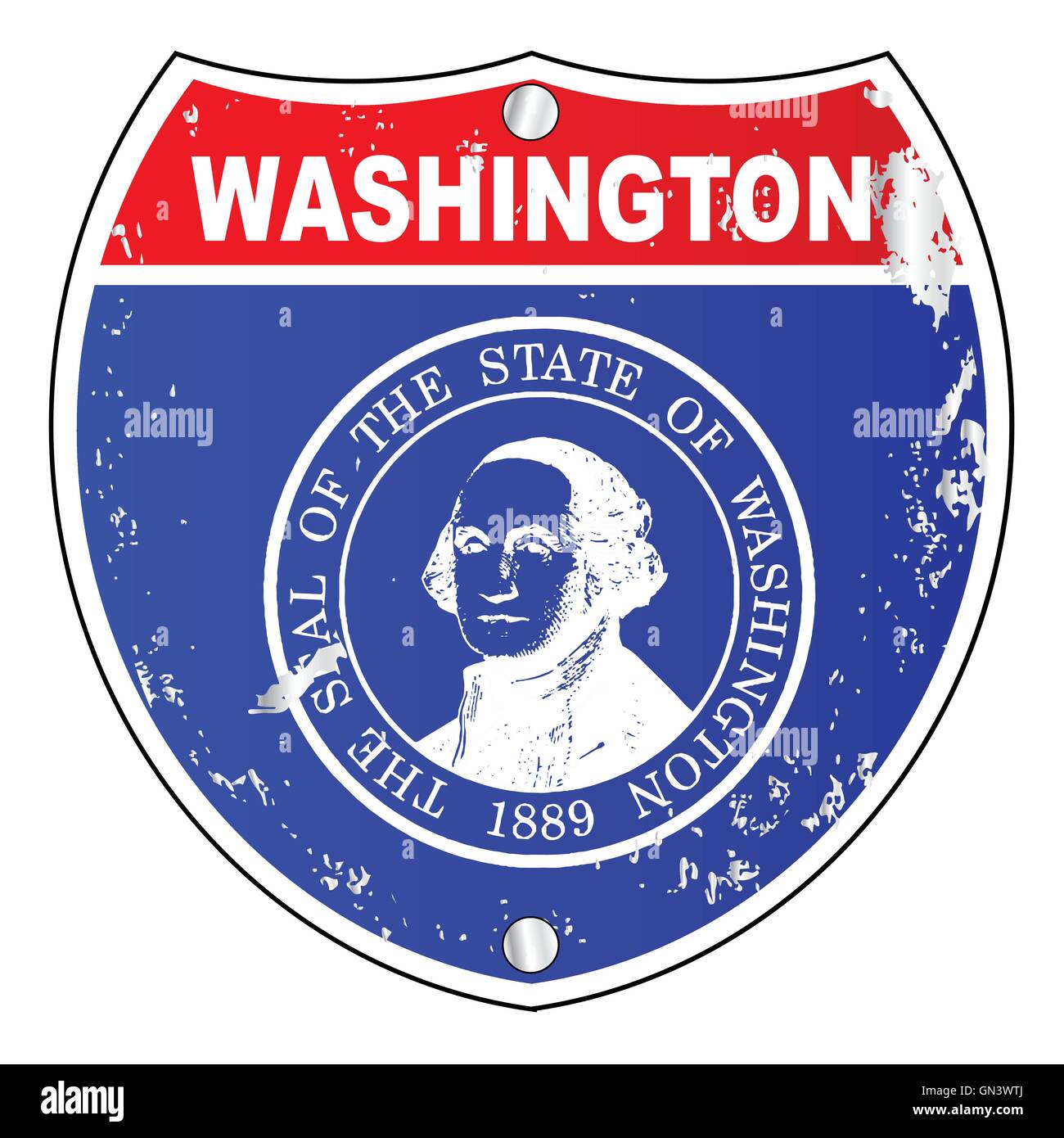 Washington state sign hi-res stock photography and images - Alamy