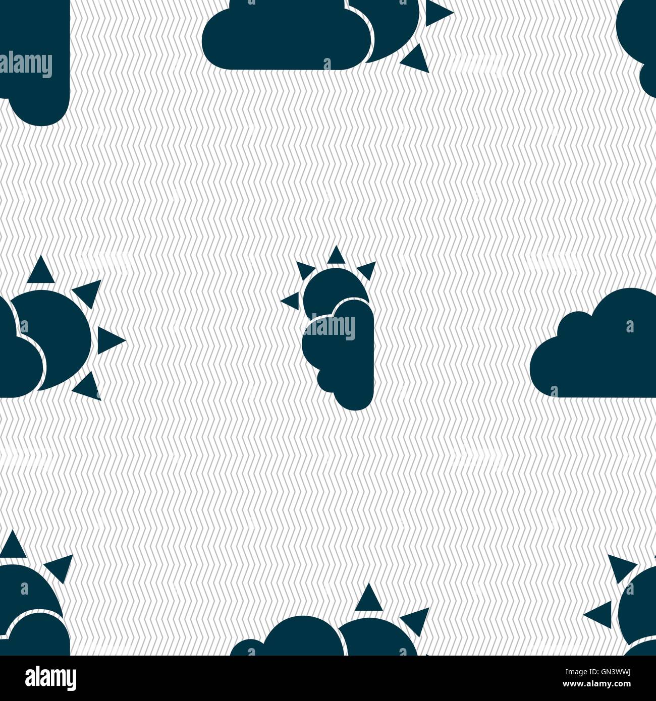 Weather forecast icon seamless Stock Vector Images - Alamy