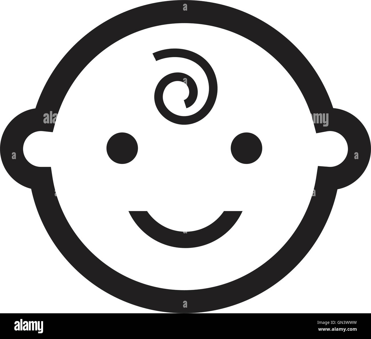 Baby icon image Stock Vector Images - Alamy