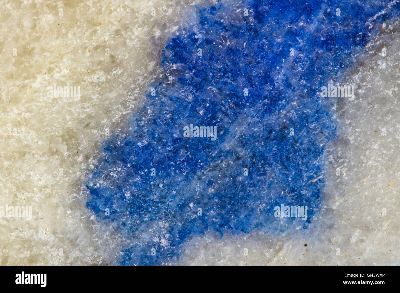 Stone structure. Lazurite mineral. Macro. Beautiful fantastic ...