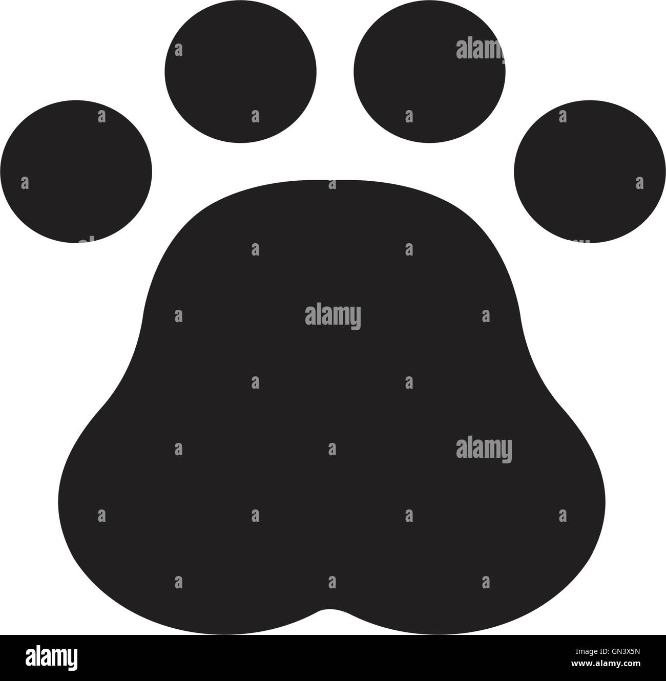 Foot print vector hi-res stock photography and images - Alamy