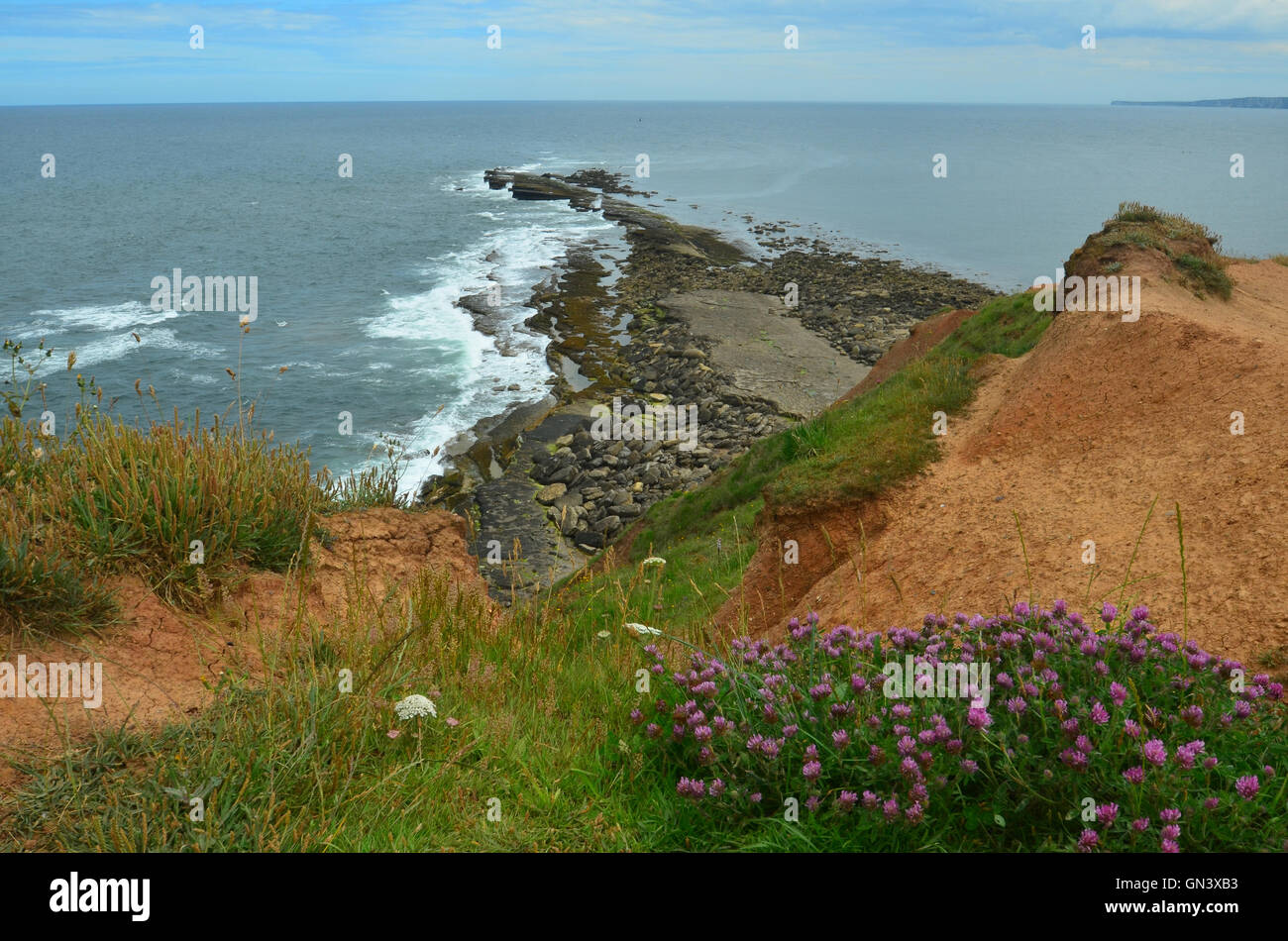 Filey Brigg, North Yorkshire Stock Photo - Alamy