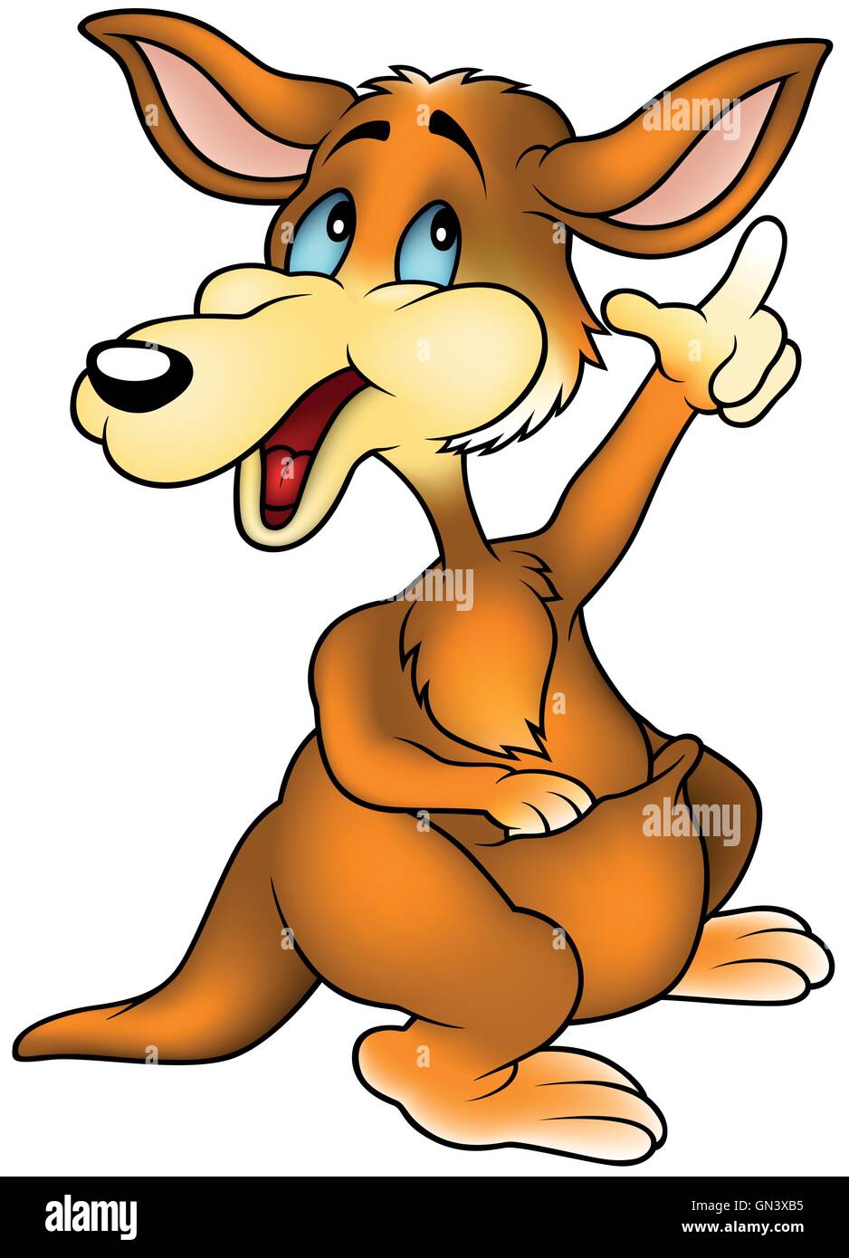 Kangaroo cartoon Cut Out Stock Images & Pictures - Alamy
