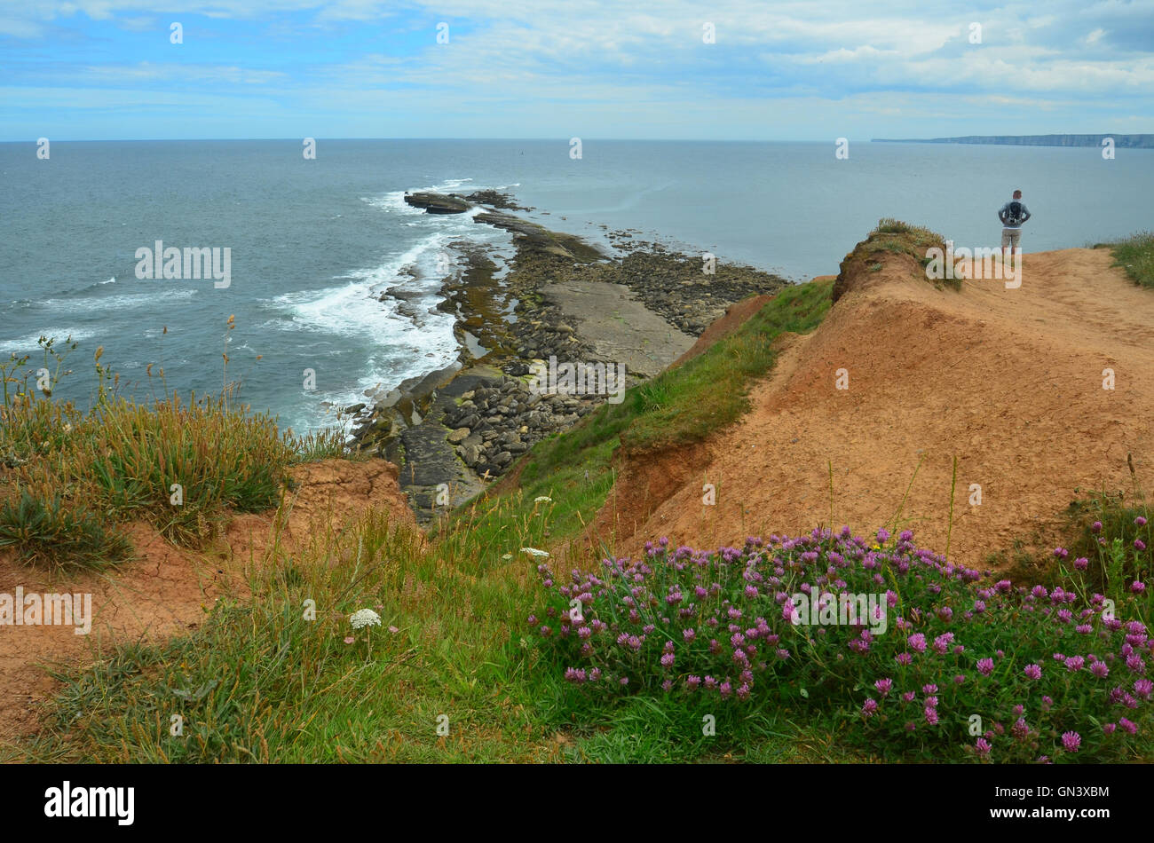 Filey Brigg, North Yorkshire Stock Photo - Alamy