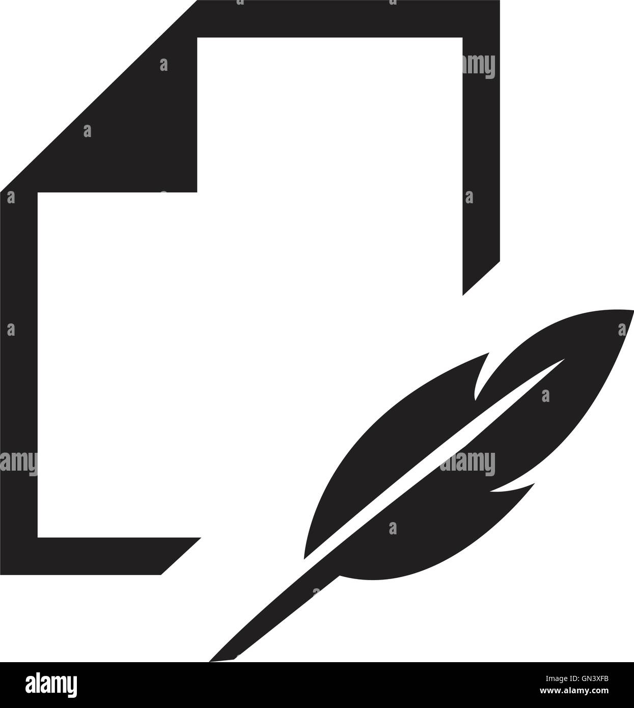 Study pen hand notebook Stock Vector Images - Alamy