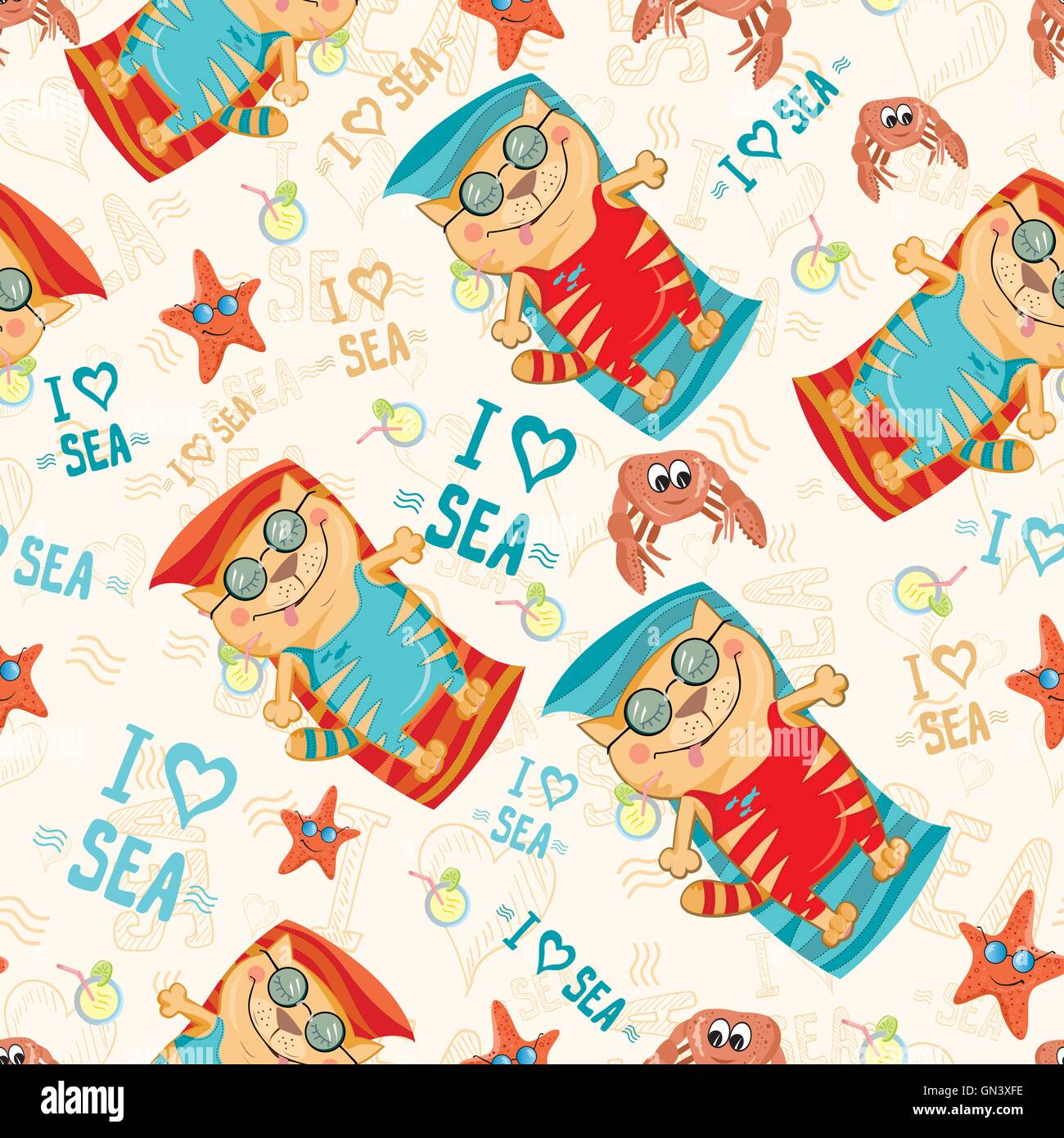 Vector travel pattern Stock Vector Image & Art - Alamy