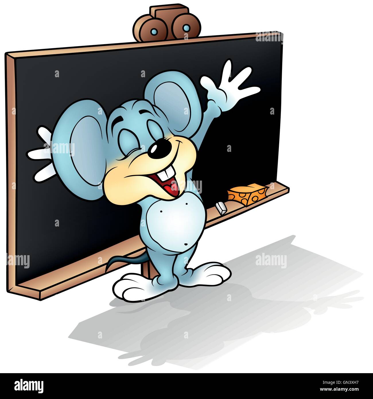 Student mouse character cartoon hi-res stock photography and images - Alamy