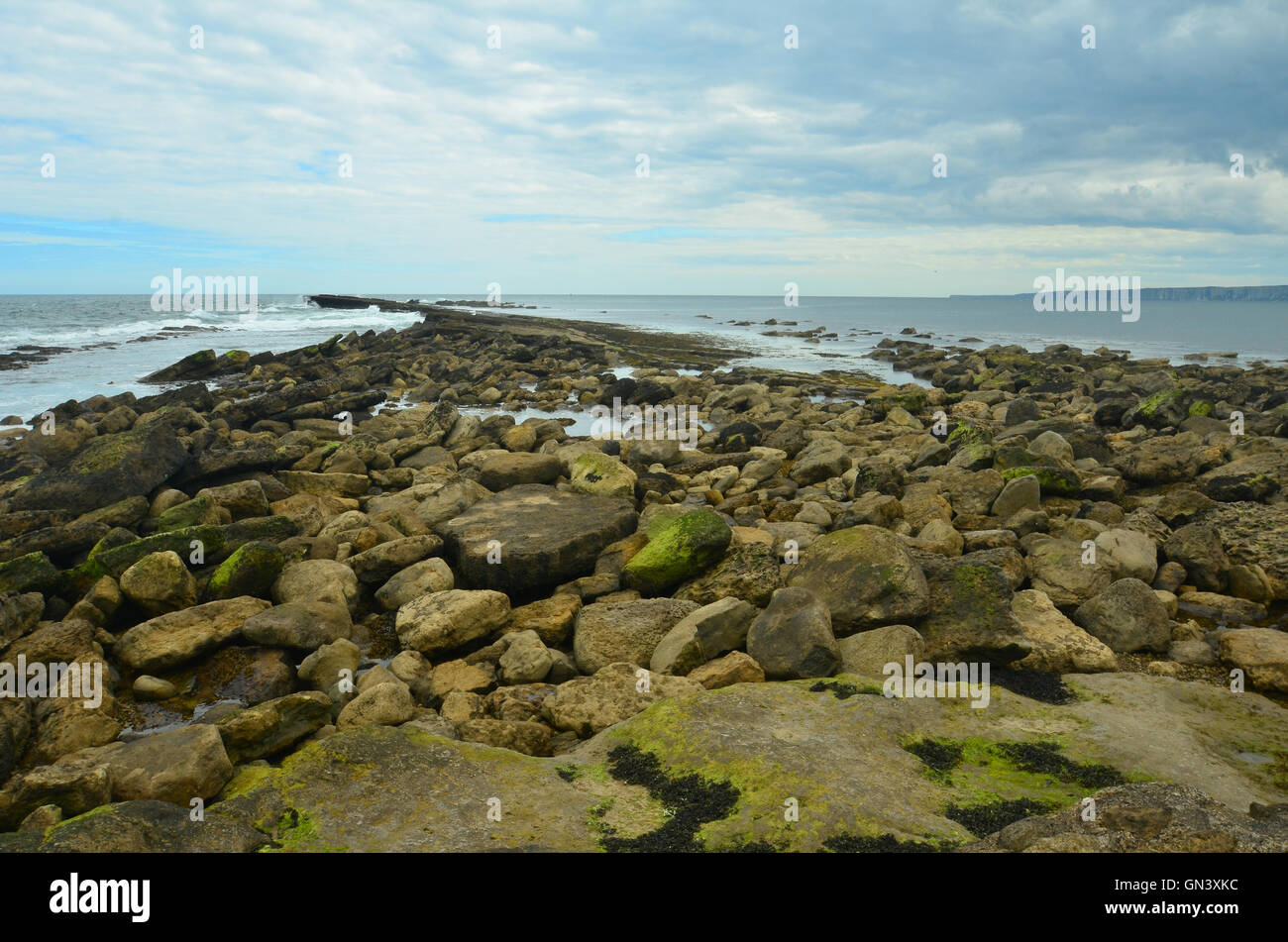 Filey Brigg, North Yorkshire Stock Photo - Alamy