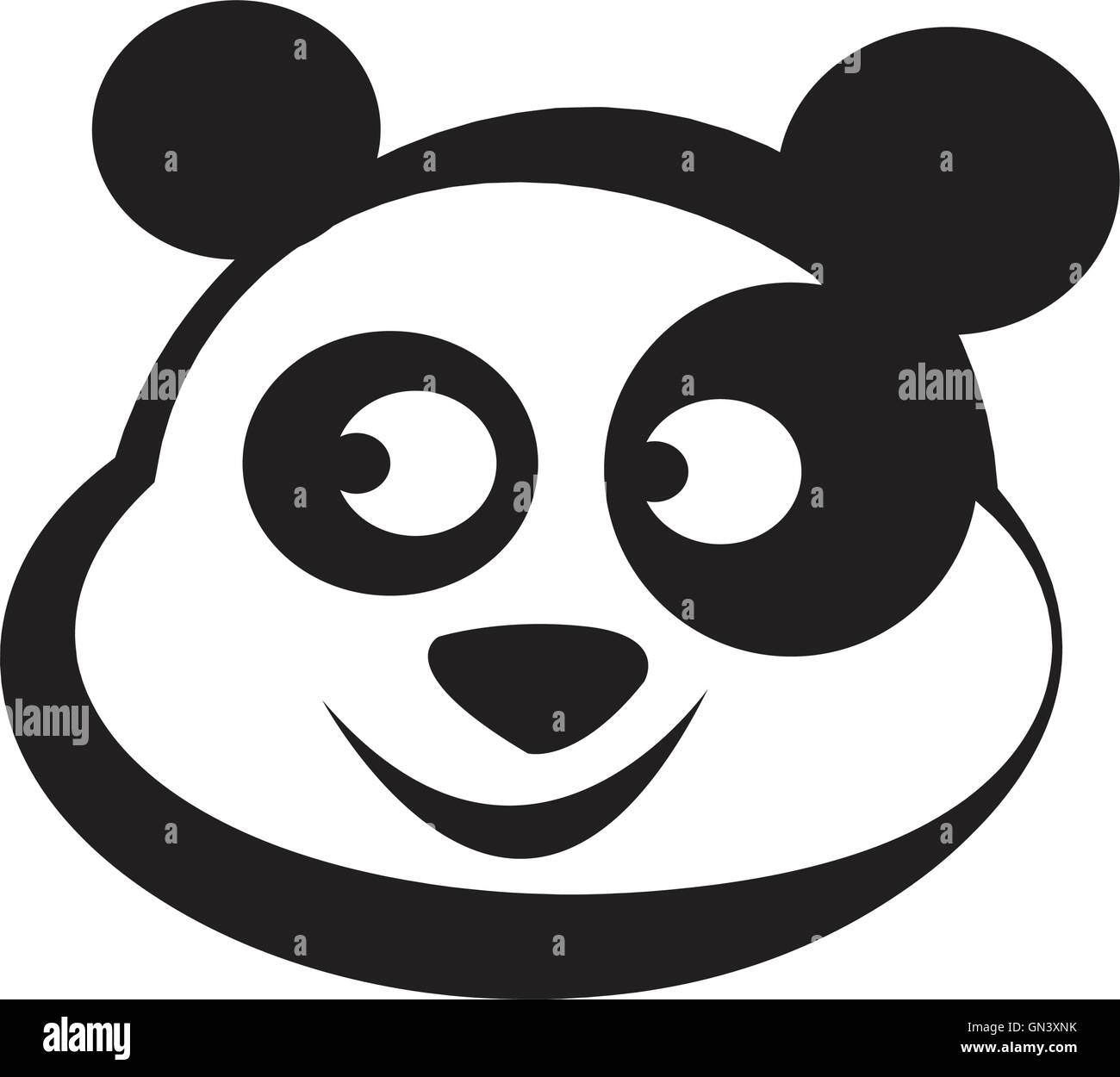 Cute bear baby head Stock Vector Images - Alamy
