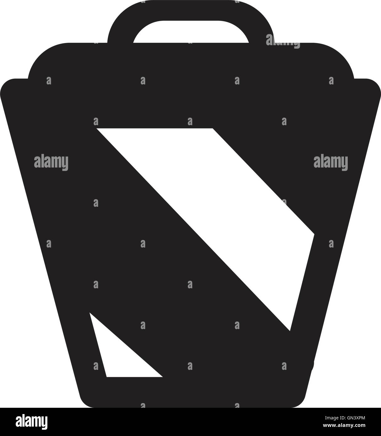 Trash bin icon hi-res stock photography and images - Alamy