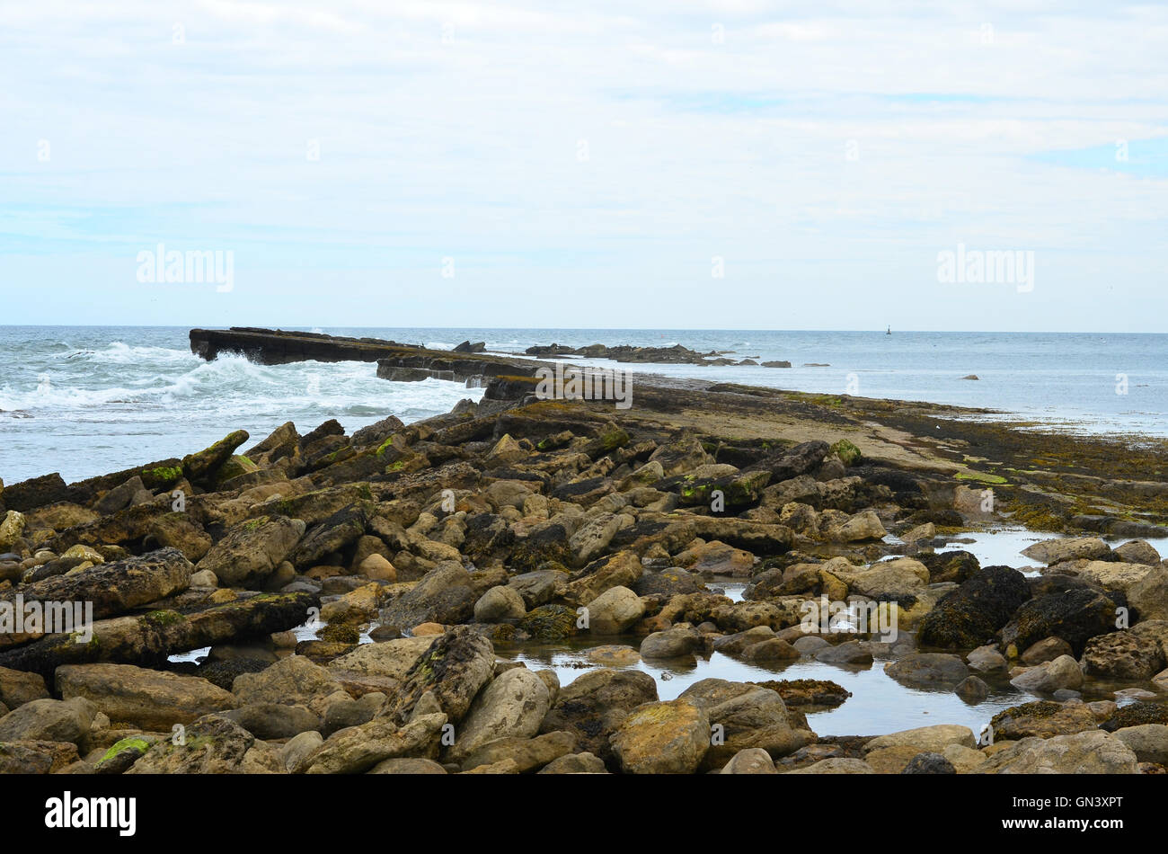 Filey Brigg, North Yorkshire Stock Photo - Alamy