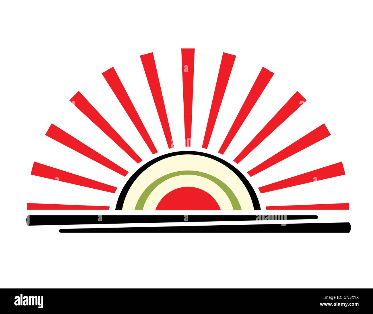 Food sushi roll gourmet Stock Vector Images - Alamy