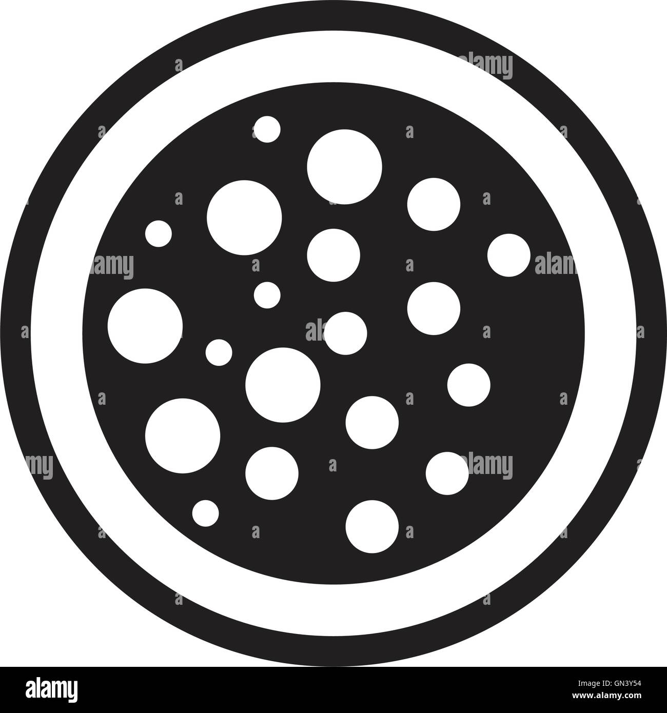 Classic pizza menu icon Stock Vector Images - Alamy